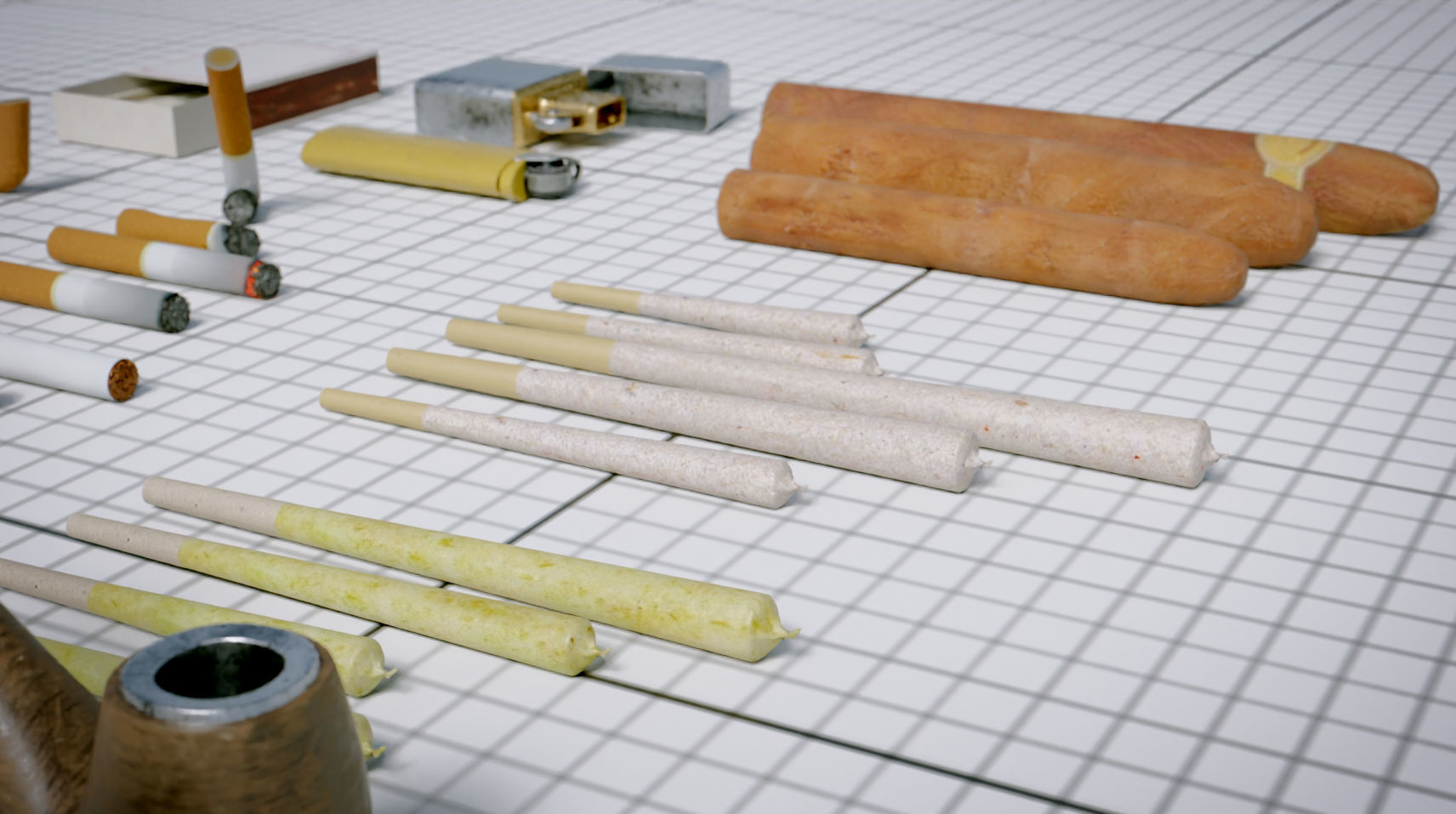 3D model Smoke Pack 3D Asset VR / AR / low-poly | CGTrader