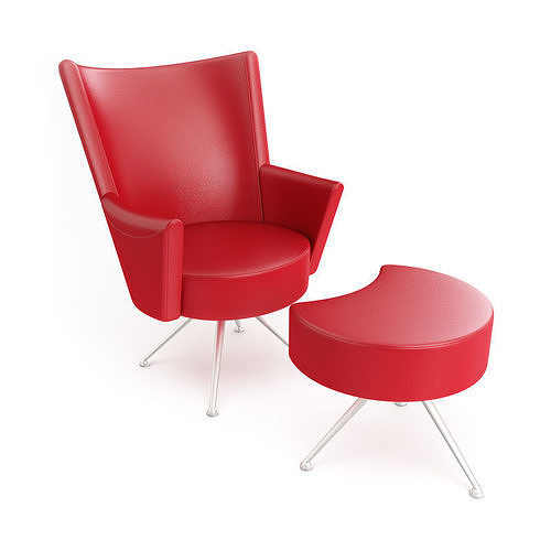 Sillon Rojo free 3D model | CGTrader