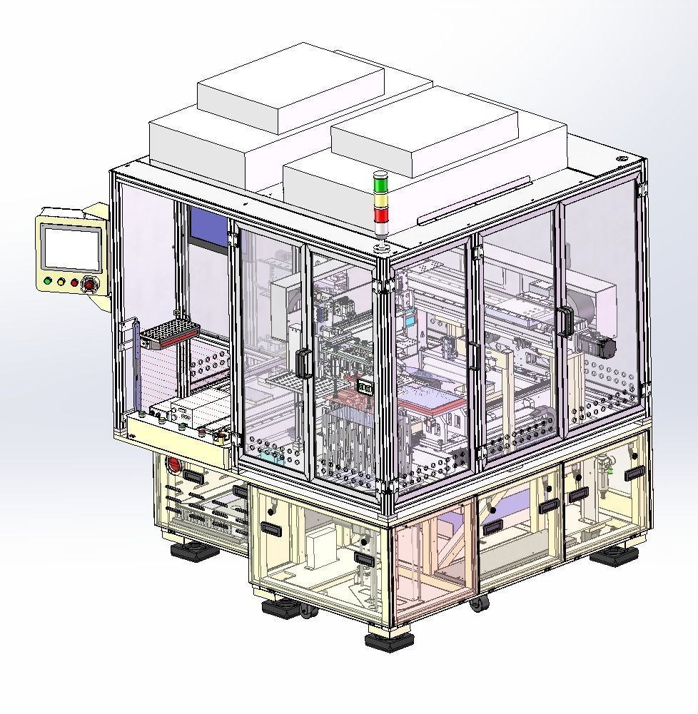 Polarizer laminating machine 3D model | CGTrader