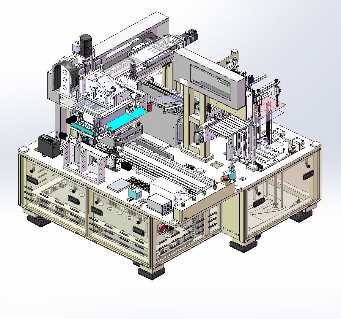 Polarizer laminating machine 3D model | CGTrader