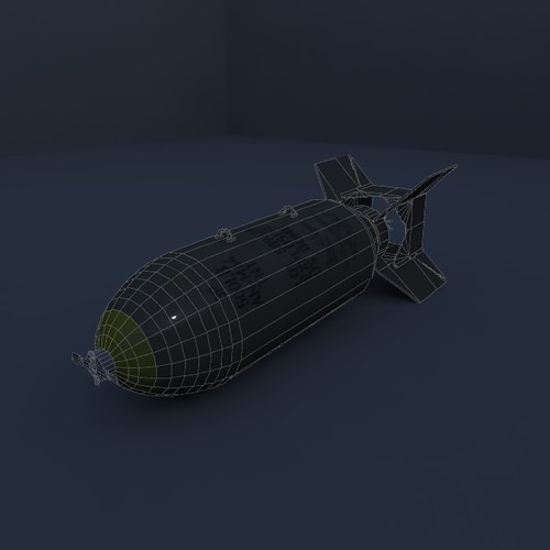 AN-M64 500lb General Purpose Bomb 3D Model MA MB - CGTrader.com