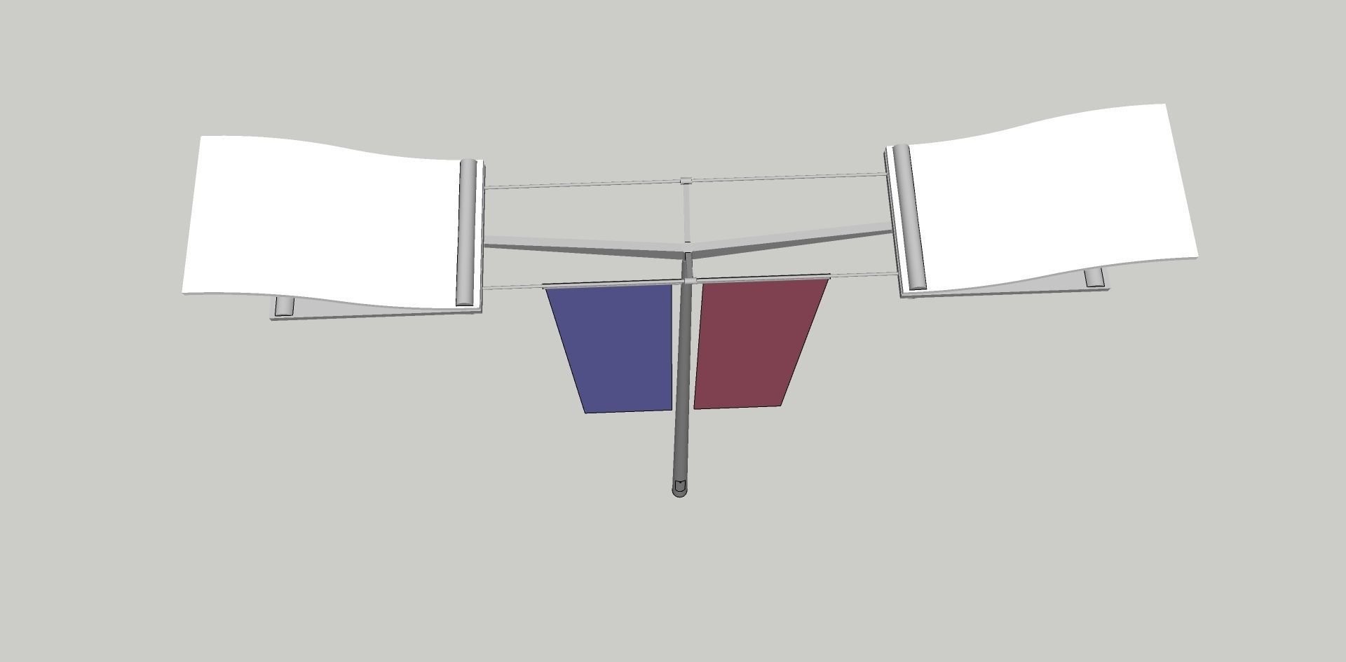 street pole sketchup fbx model 3D model | CGTrader