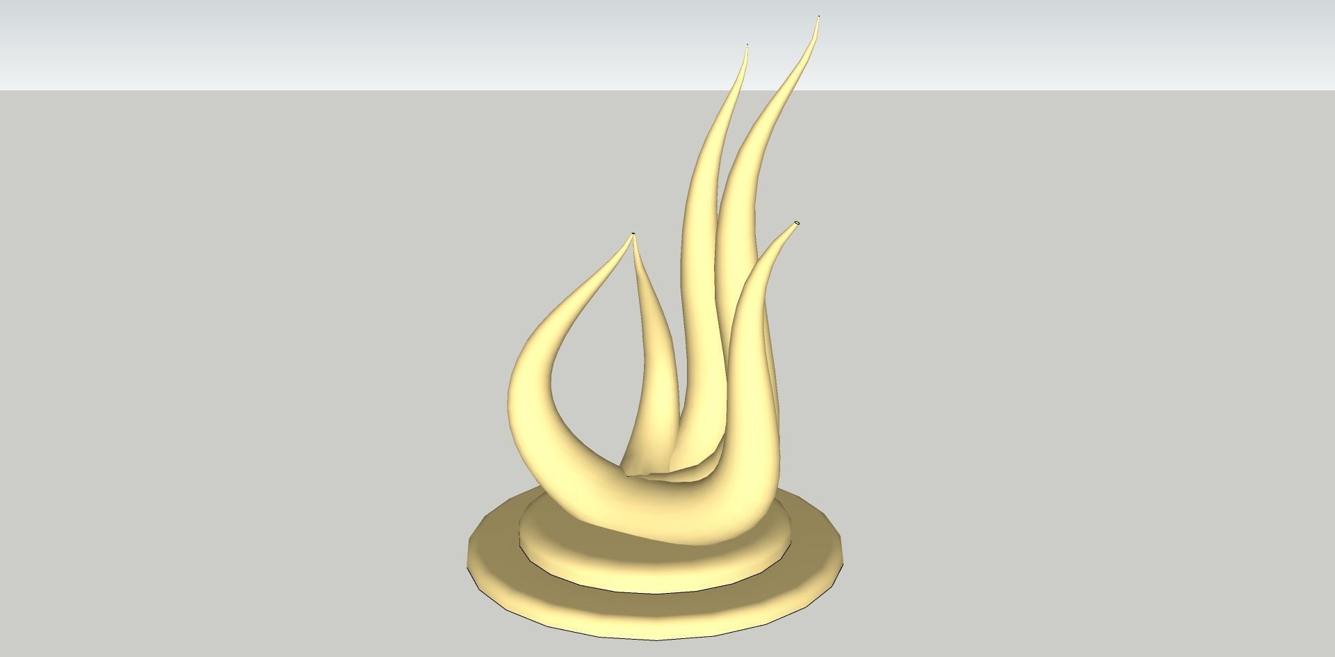 Sculpture monument sketchup model 3D model | CGTrader