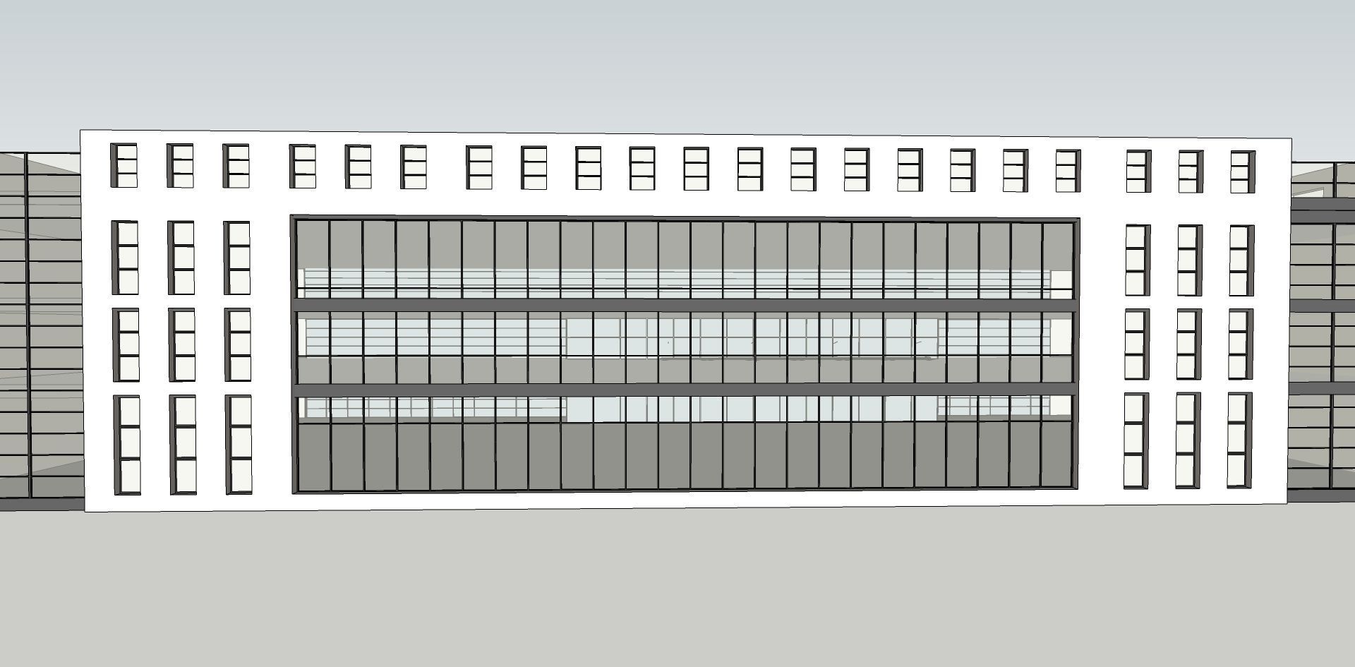 retail shop exterior redesign in neoclassical design 3D model | CGTrader