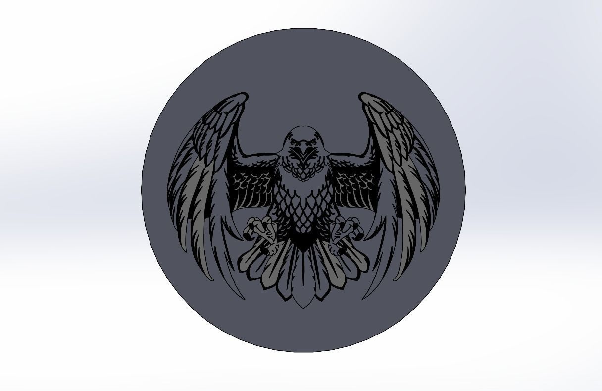 eagle bird laser cutting model 3D model 3D printable | CGTrader