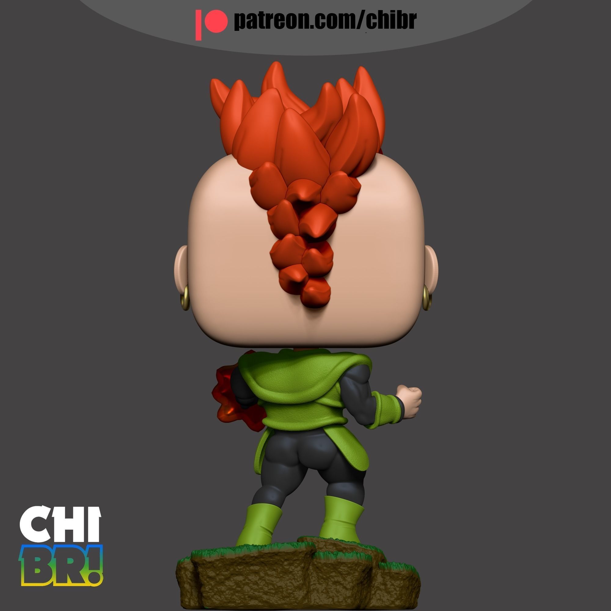 ANDROID 16 - DRAGON BALL Z - FUNKO 3D model 3D printable | CGTrader