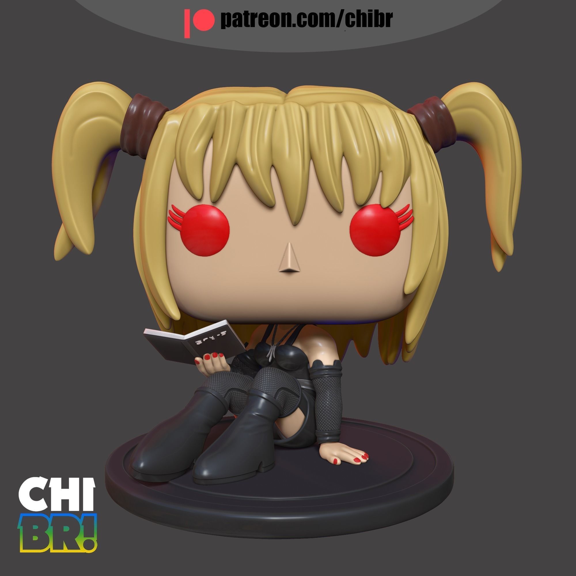 MISA AMANE - DEATH NOTE 3D model 3D printable | CGTrader
