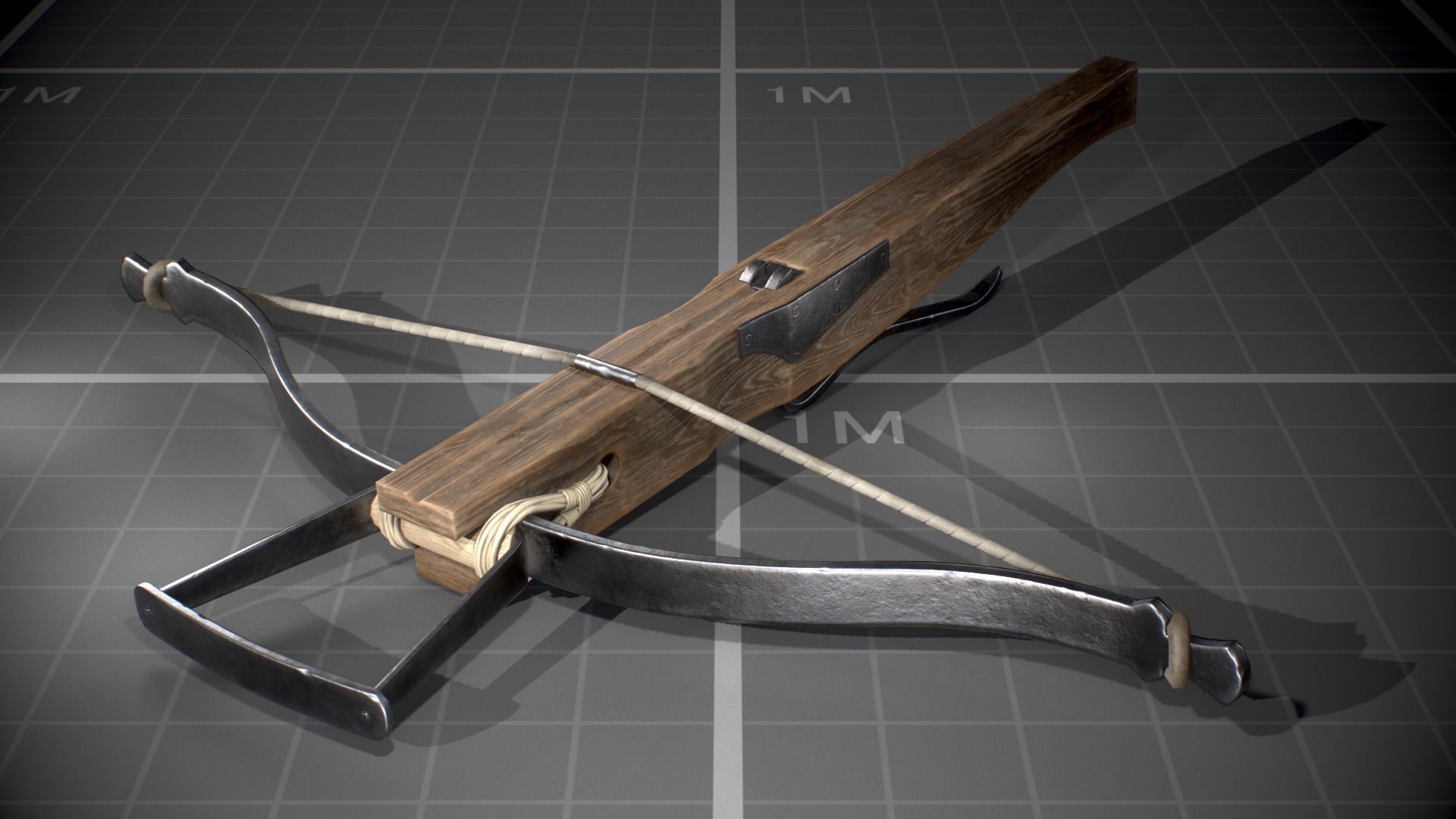 3D model Medieval Crossbow VR / AR / low-poly | CGTrader