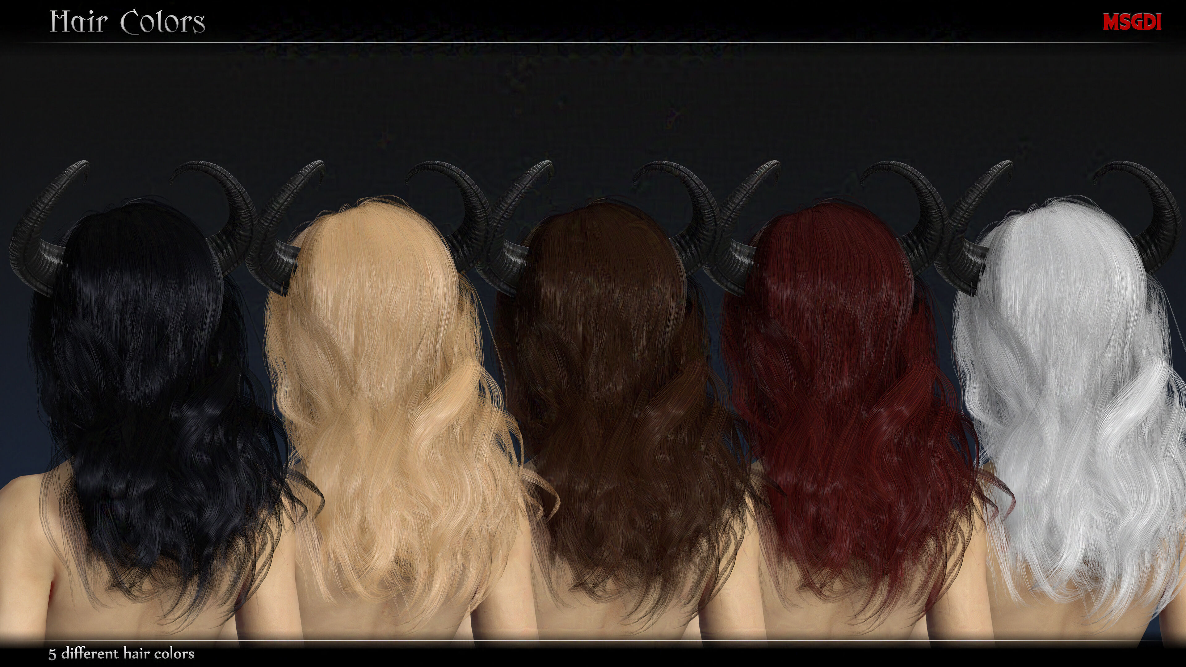 3D model Asmodea The Succubus Fantasy Character Blender Eevee VR / AR ...