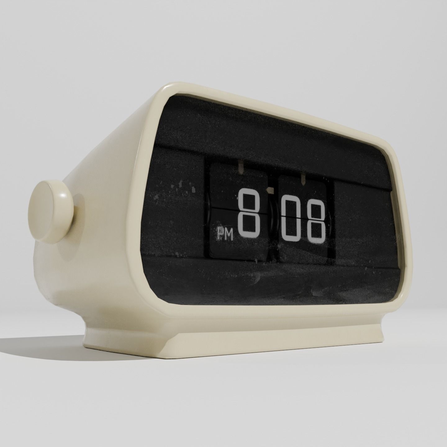 Retro Flip Clock 3D model | CGTrader