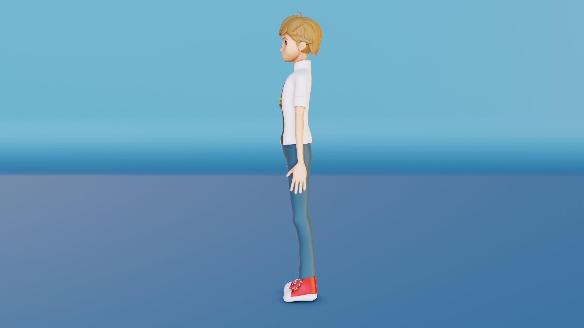 Adrean 3D model animated rigged | CGTrader