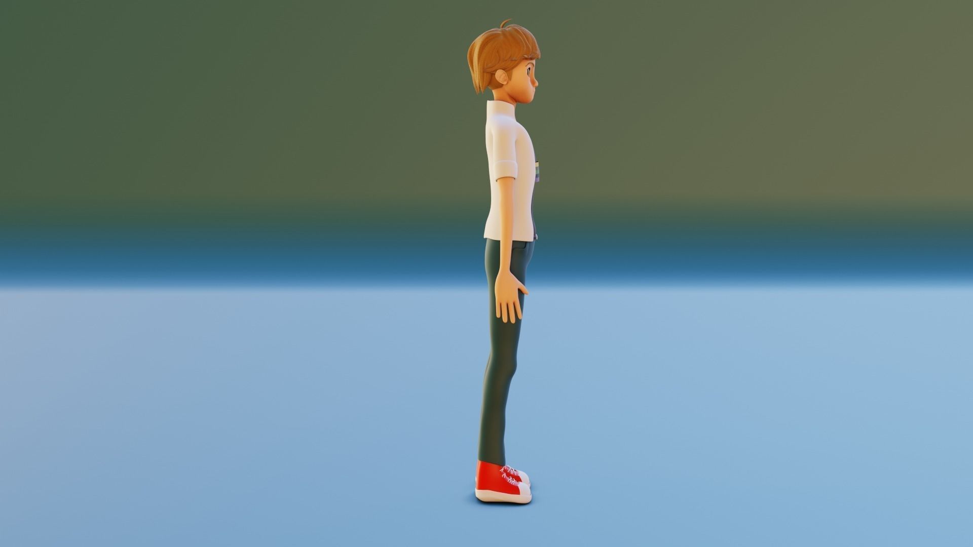 Adrean 3D model animated rigged | CGTrader