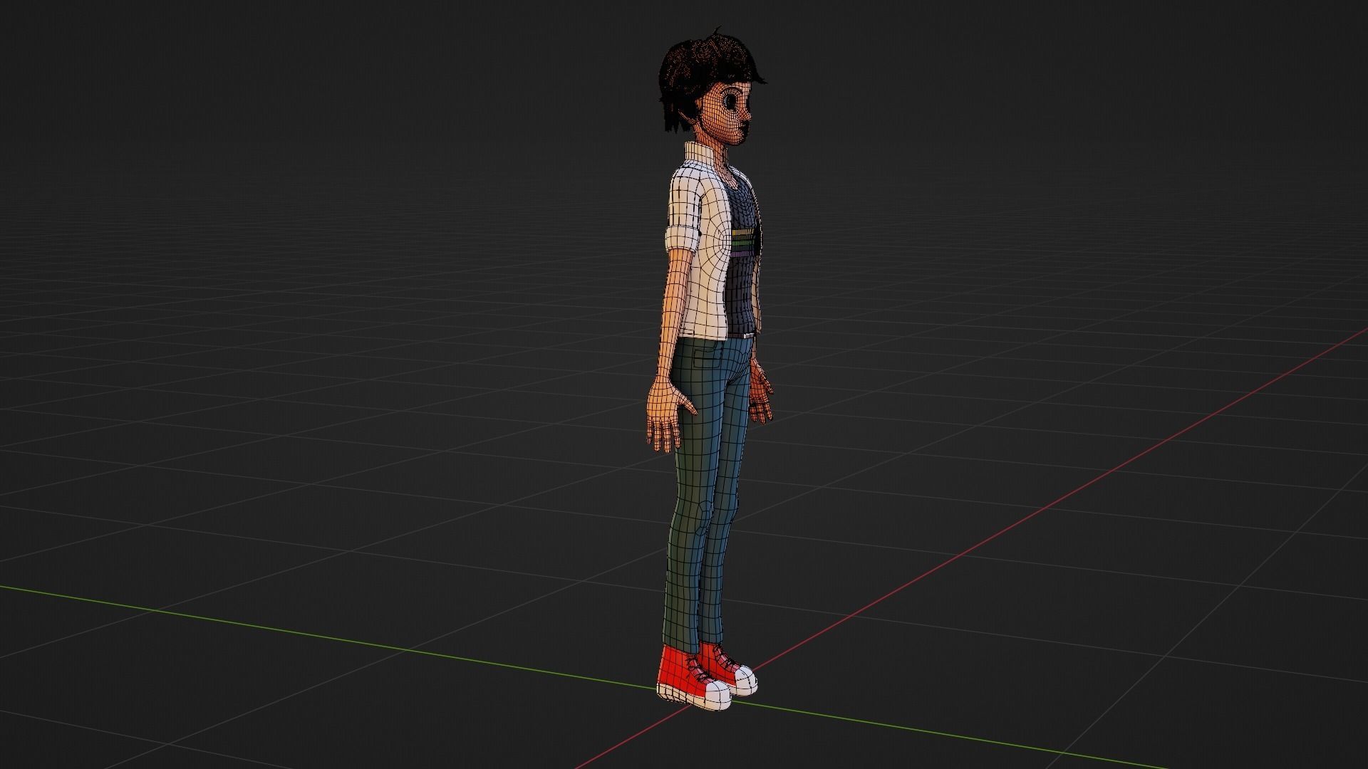 Adrean 3D model animated rigged | CGTrader