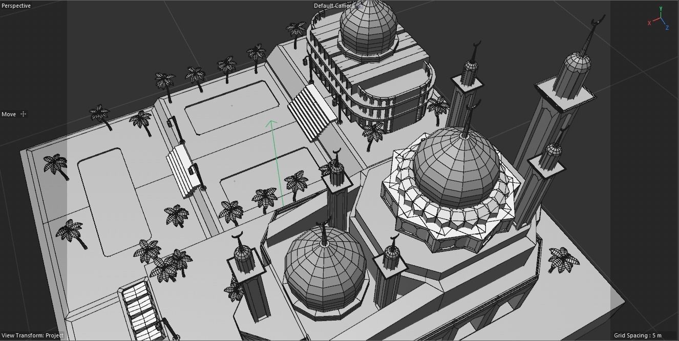 3D model Arabic Masjid Palace VR / AR / low-poly | CGTrader