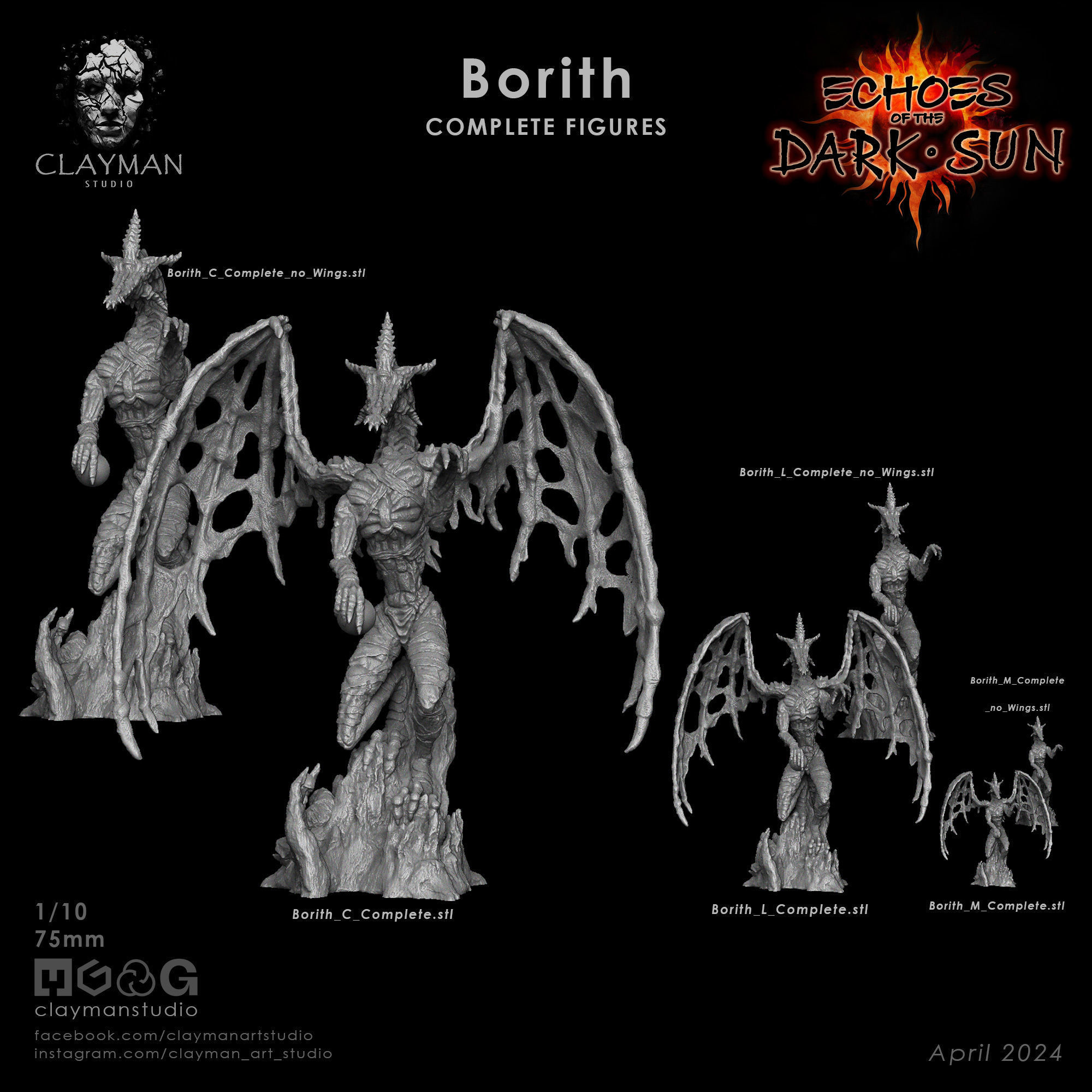 Borith the Dragon 3D model 3D printable | CGTrader