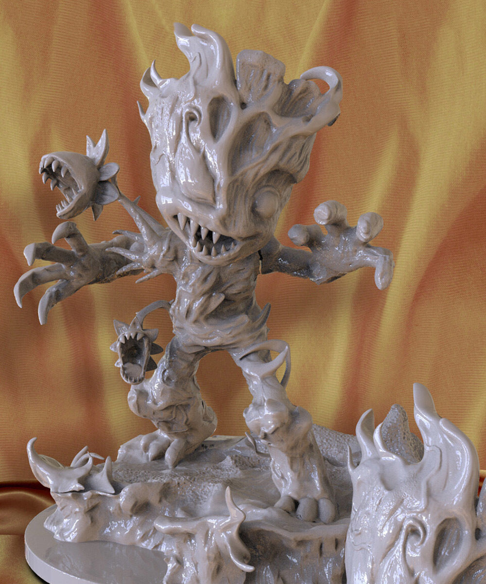 Venom Groot 3D Model Ready to Print 3D model 3D printable | CGTrader