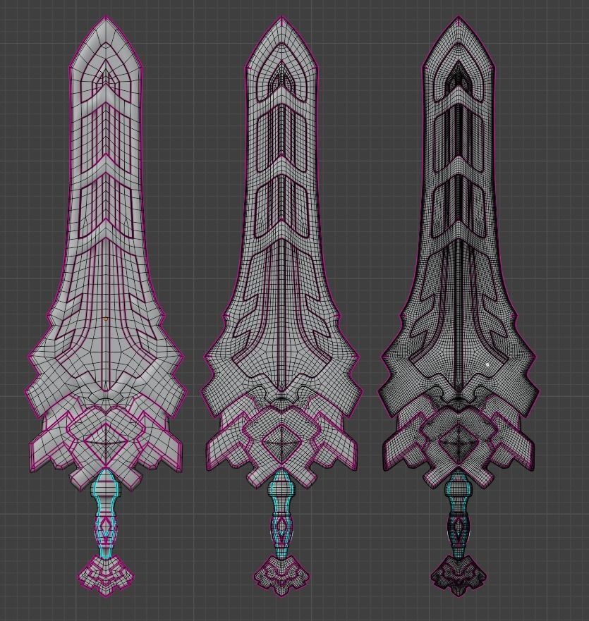 3D model Zenith 3D model - Terraria VR / AR / low-poly | CGTrader