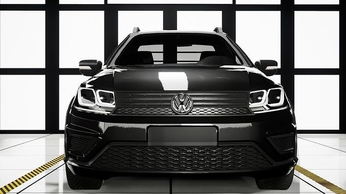 Volkswagen Saveiro Trendline Stock 3D Model 3D model | CGTrader