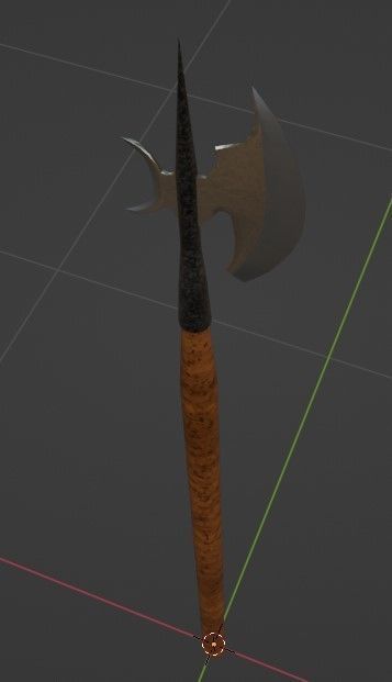 Melee weapon - Halberd free VR / AR / low-poly 3D model | CGTrader