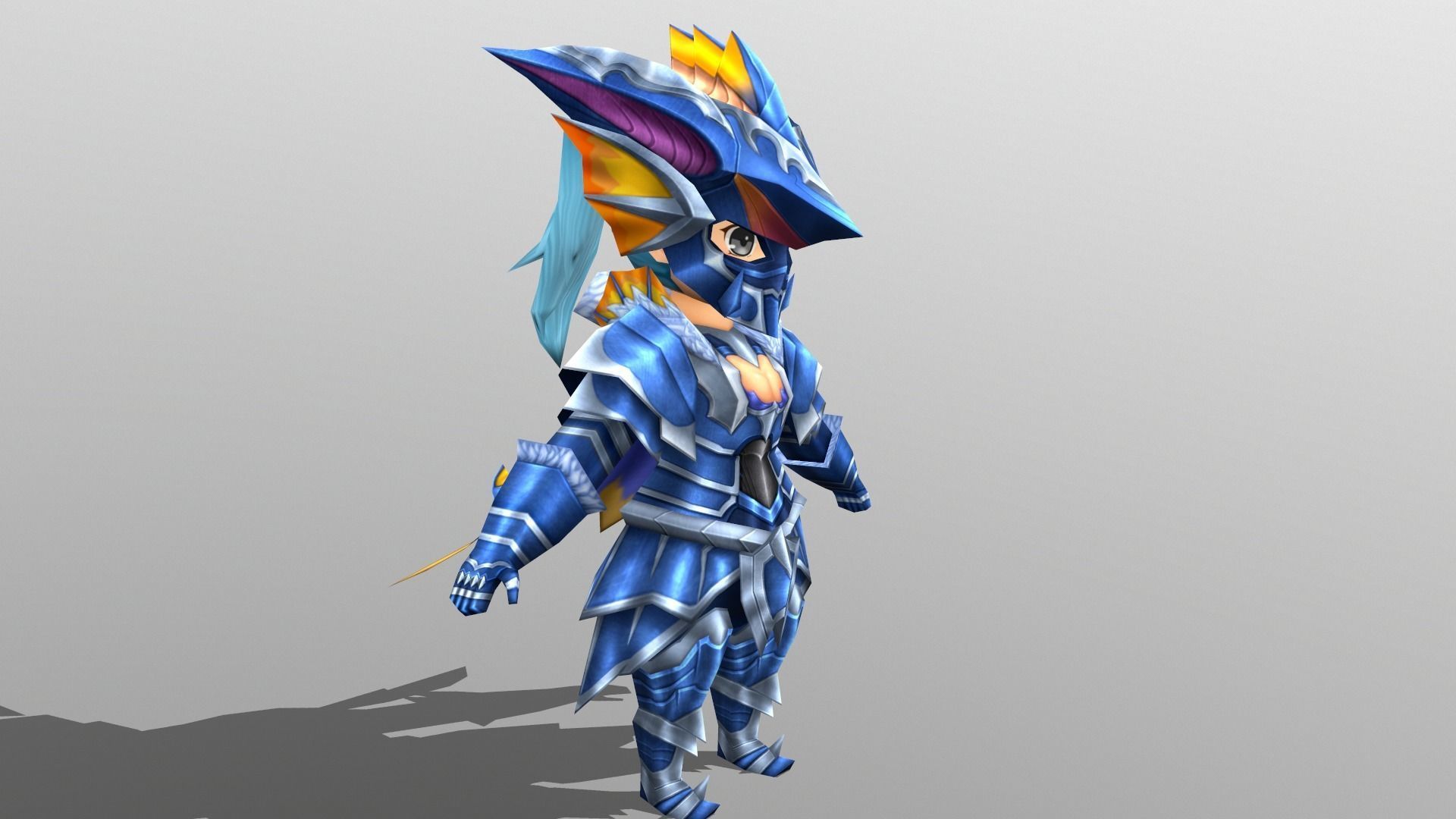 3D model Leviathan Female V4-Water Ability VR / AR / low-poly | CGTrader