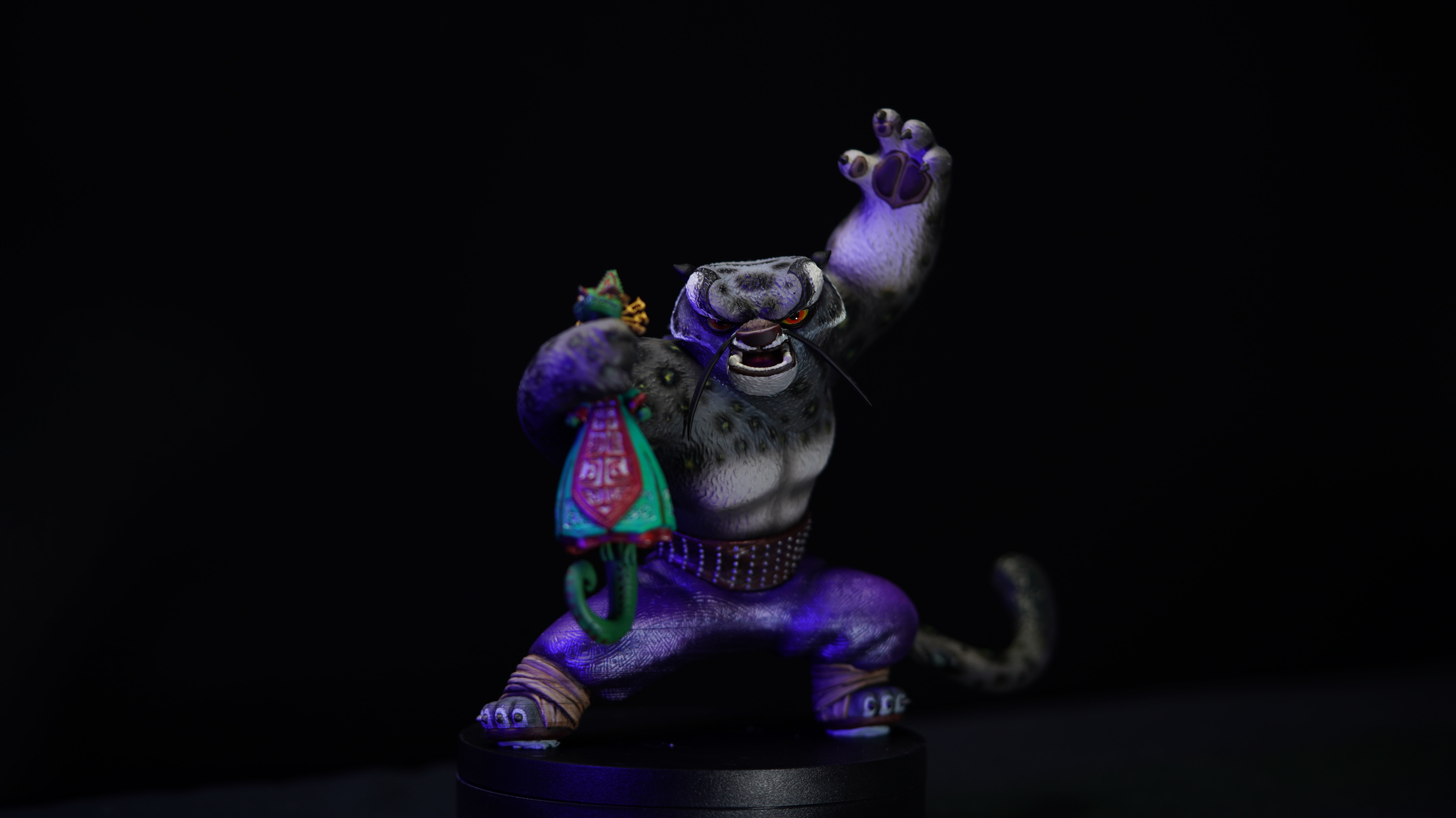 Tai Lung with Chameleon 3D model 3D printable | CGTrader
