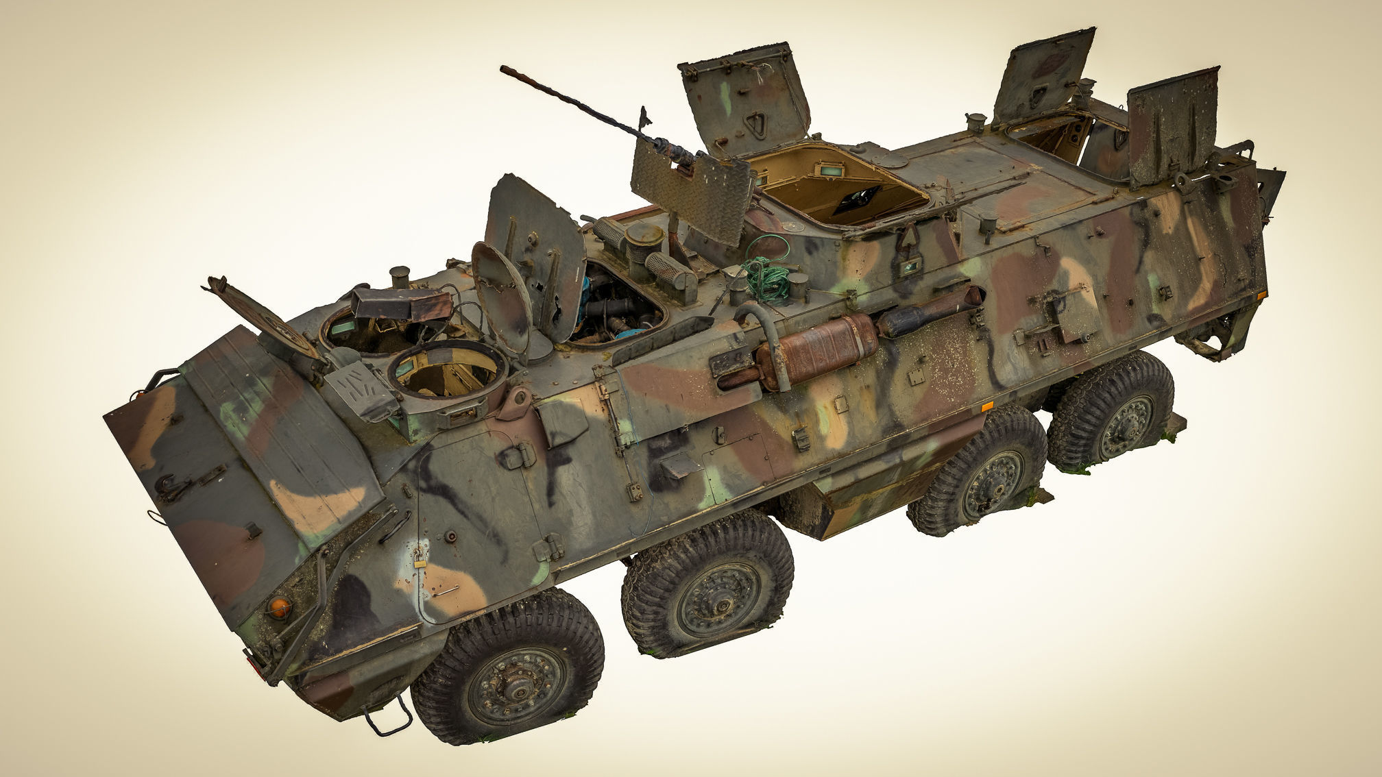 SKOT OT-64 - wheeled floating armored transporter 3D model | CGTrader