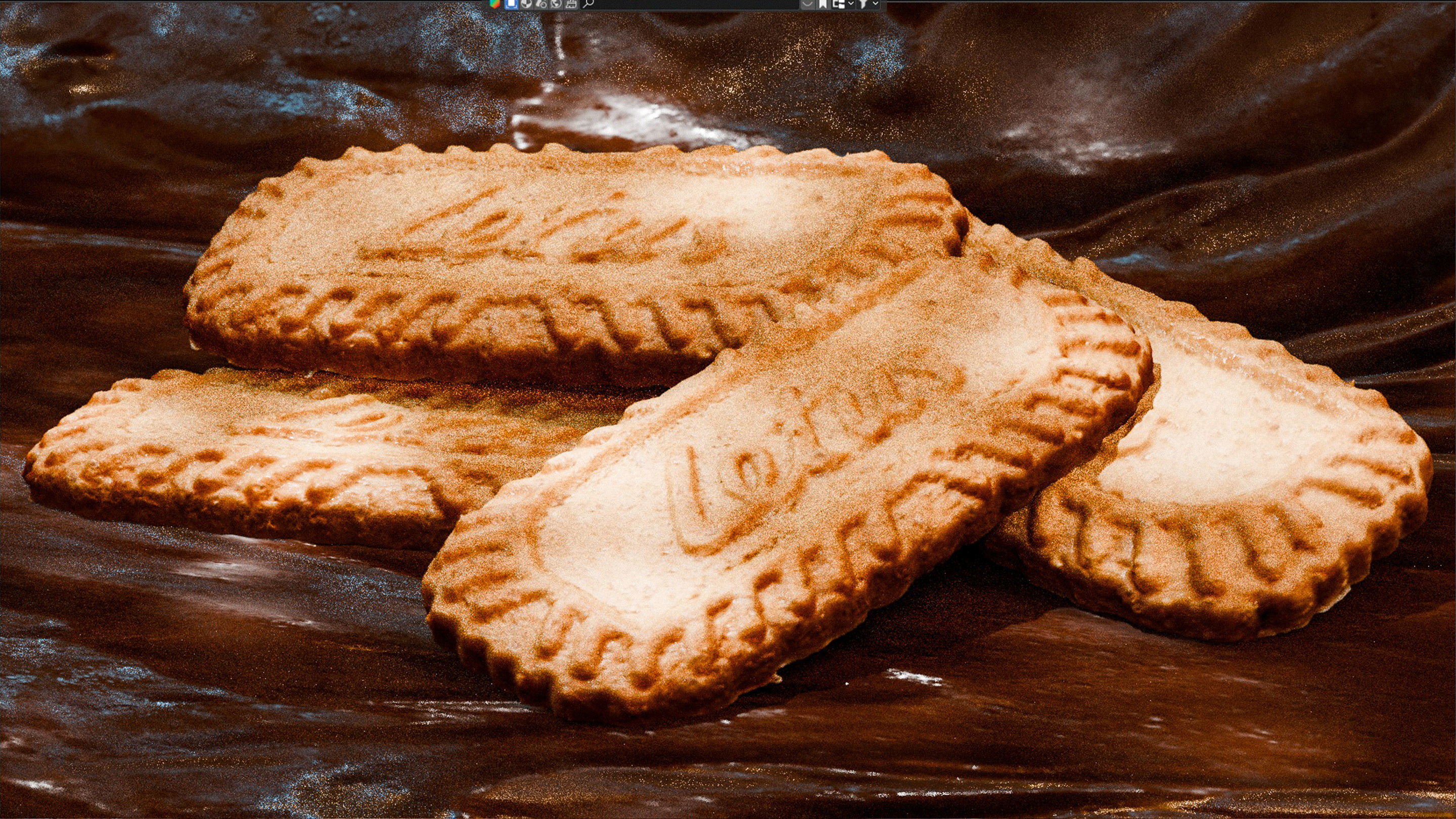 Lotus biscuit free 3D model | CGTrader