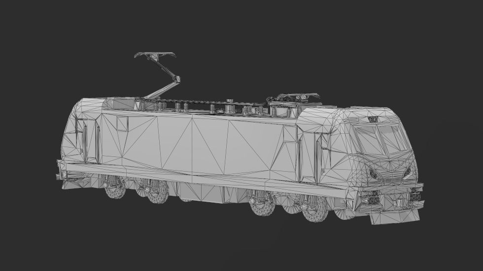 Siemens ACS-64 Electric Locomotive 3D model 3D printable | CGTrader