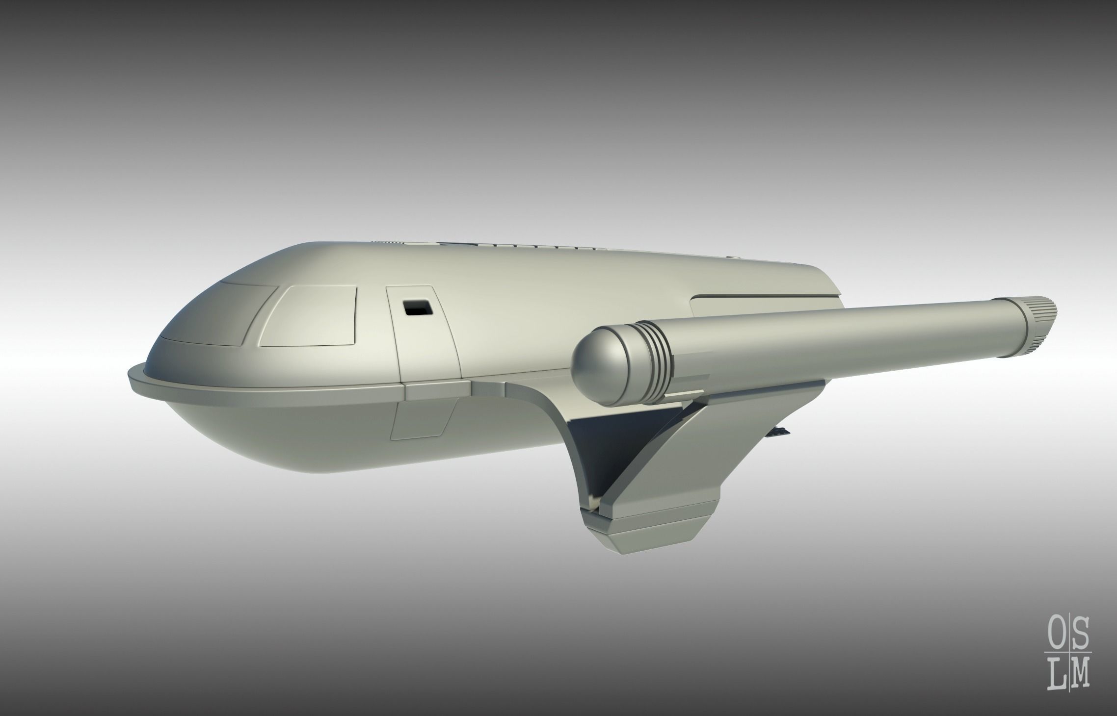 Matt Jefferies TOS Concept Shuttle 3D model 3D printable | CGTrader