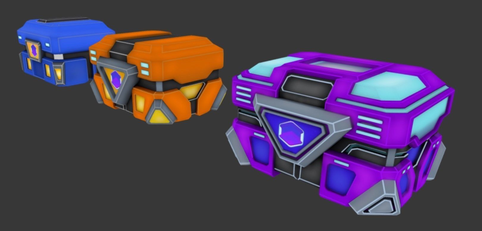 Loot Box - Game assets free VR / AR / low-poly 3D model | CGTrader