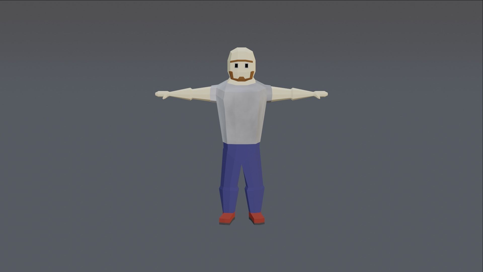 Lowpoly 3D Male Character Model free 3D model | CGTrader