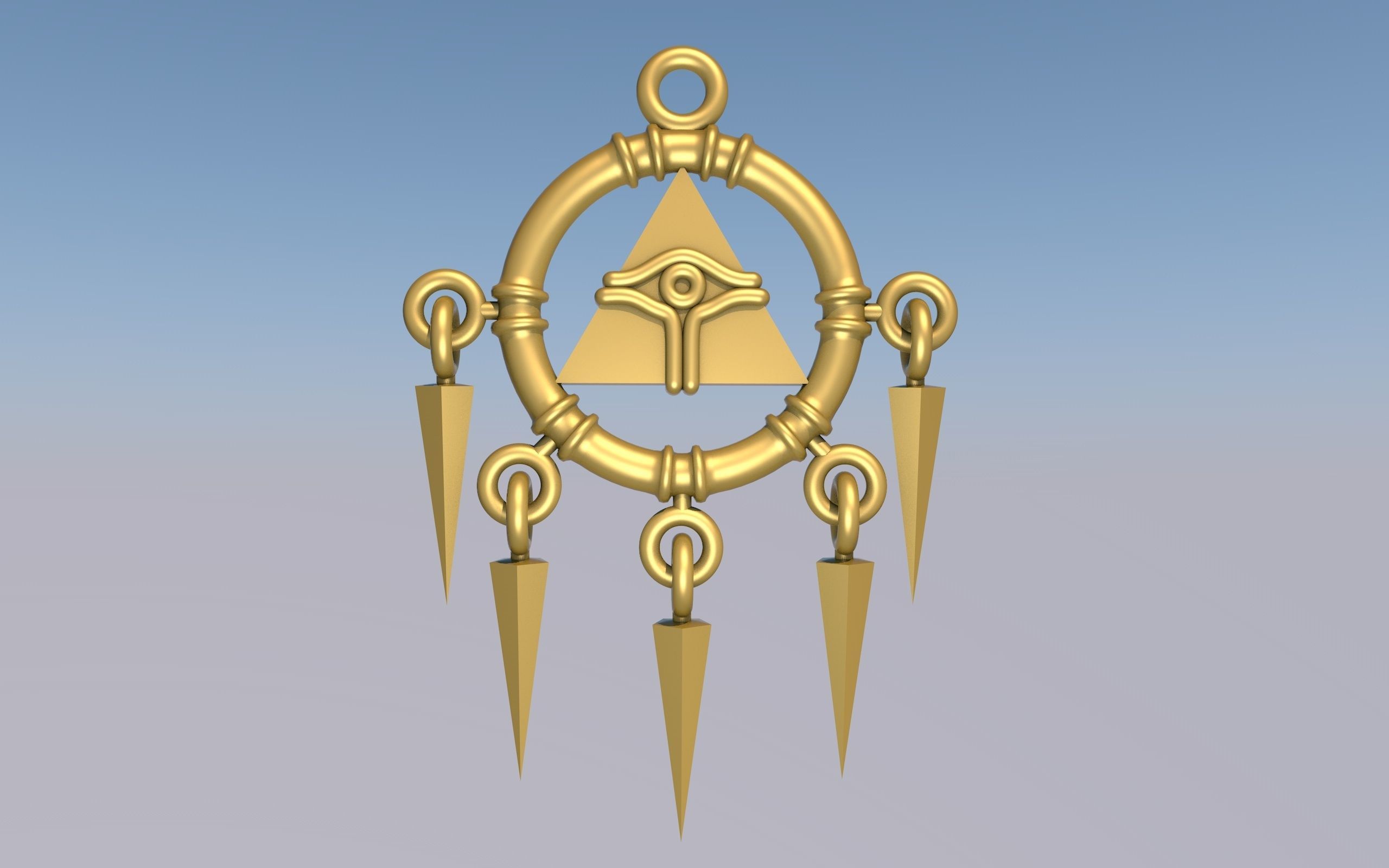 Millennium Ring yu-gi-oh free 3D model 3D printable | CGTrader