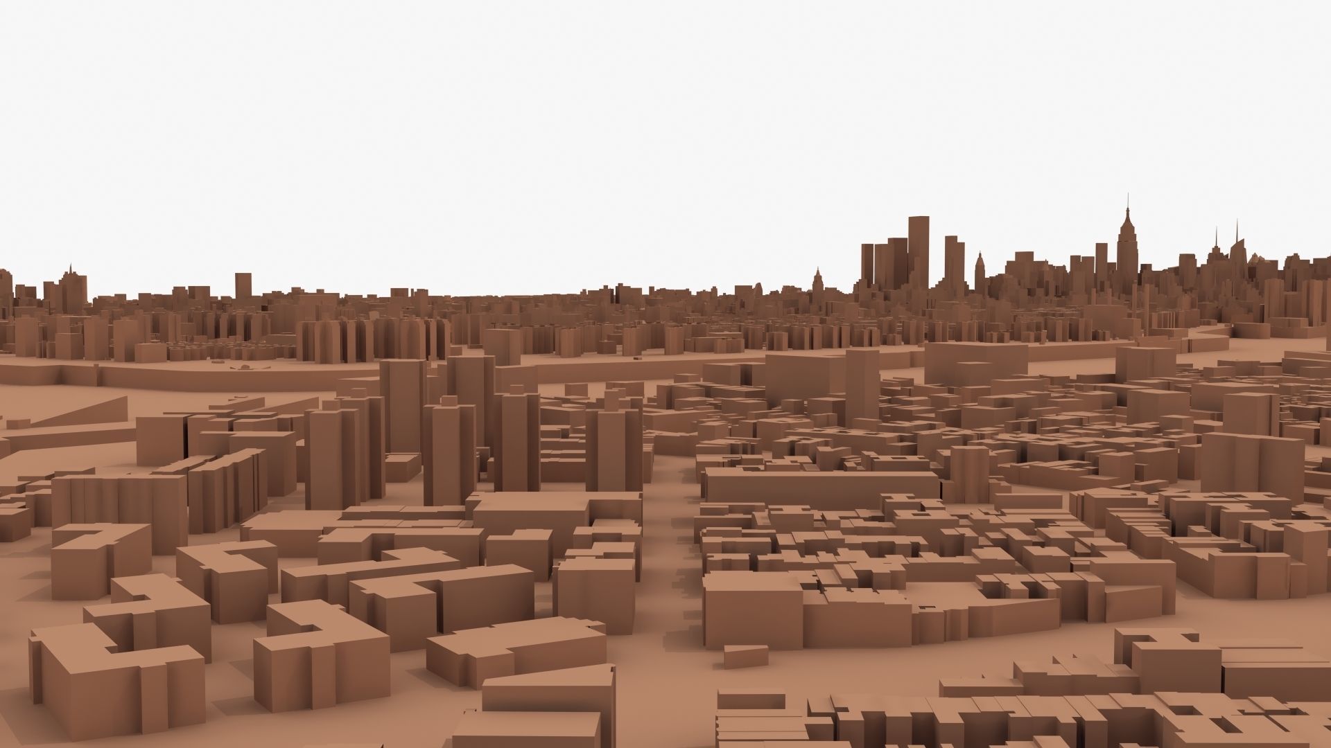New York Manhattan Printable 3D model 3D printable | CGTrader