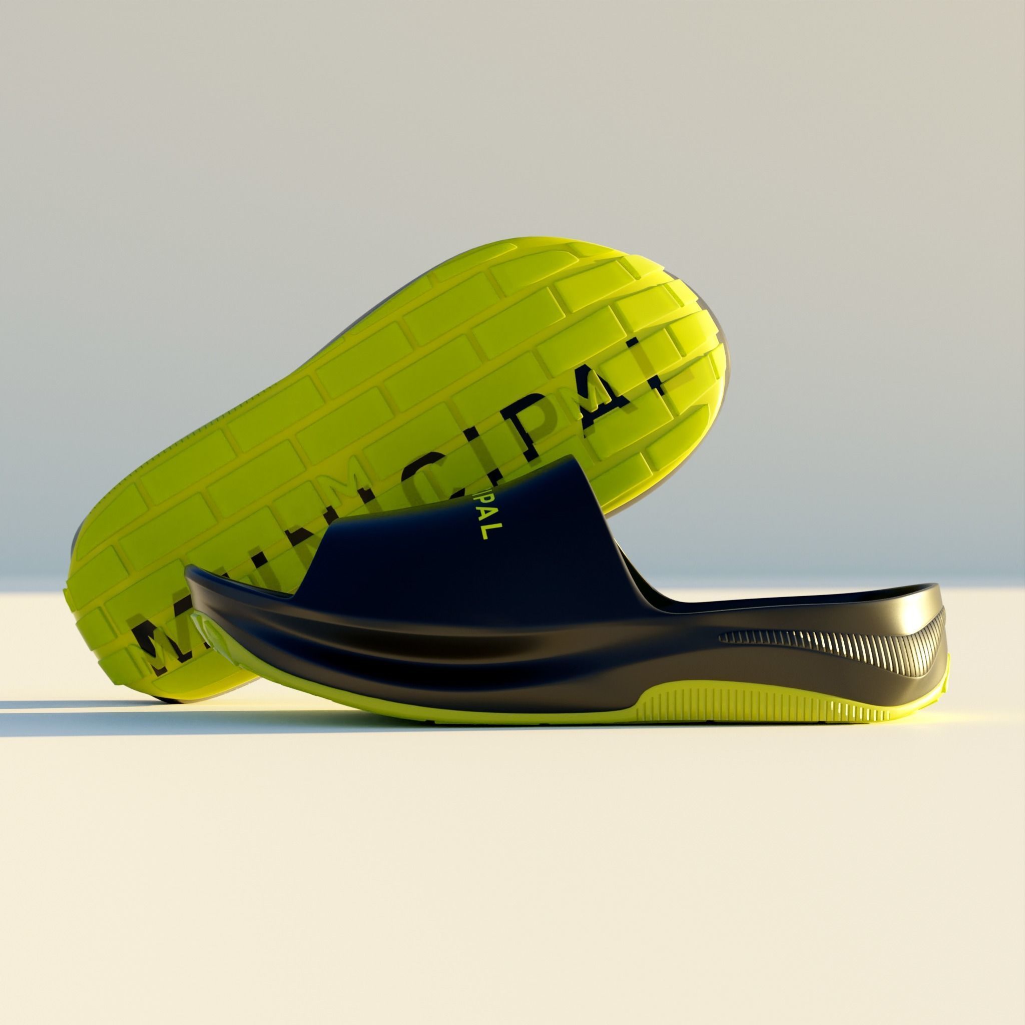 3D model Municipal Podium Slides Shoe Design VR / AR / low-poly | CGTrader