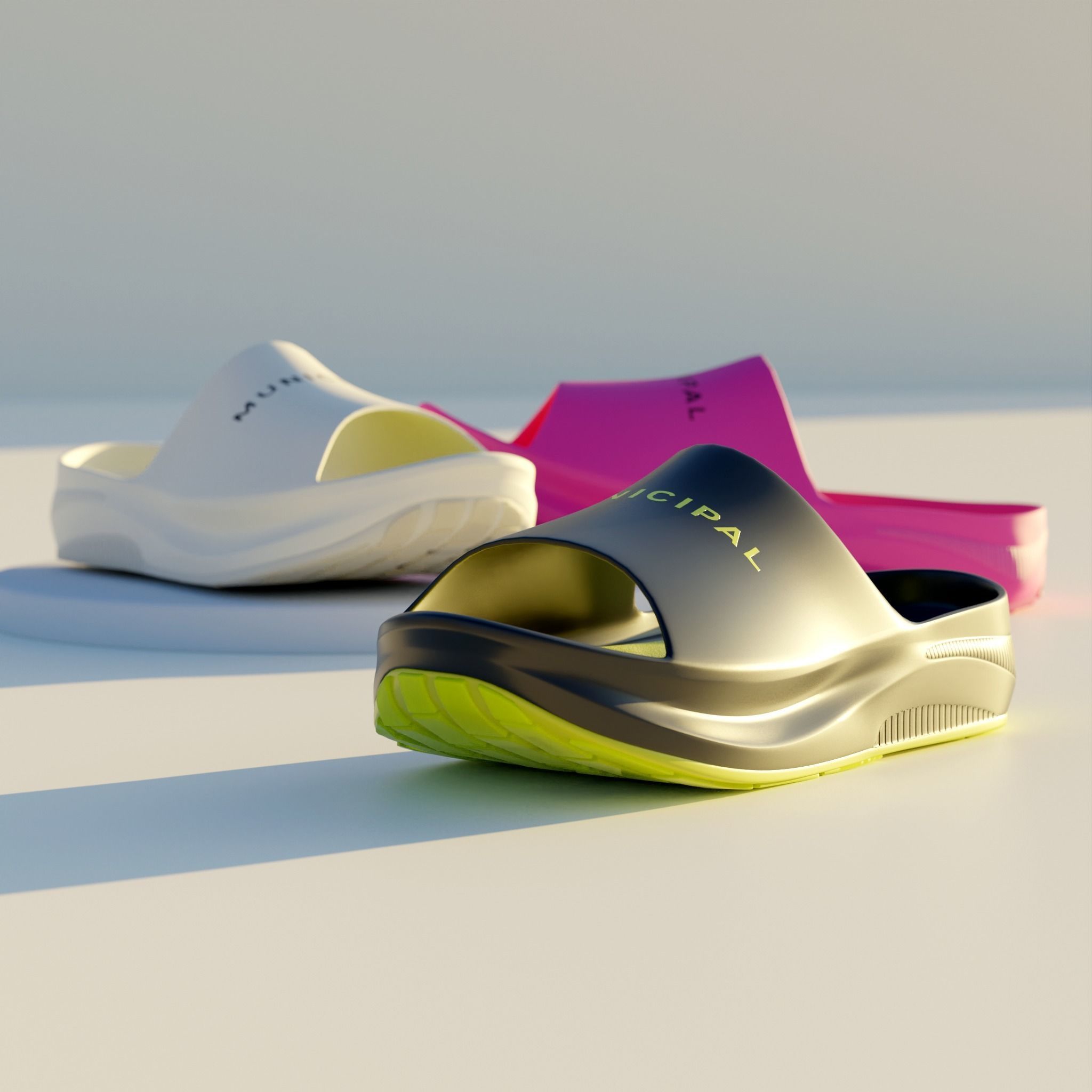 3D model Municipal Podium Slides Shoe Design VR / AR / low-poly | CGTrader