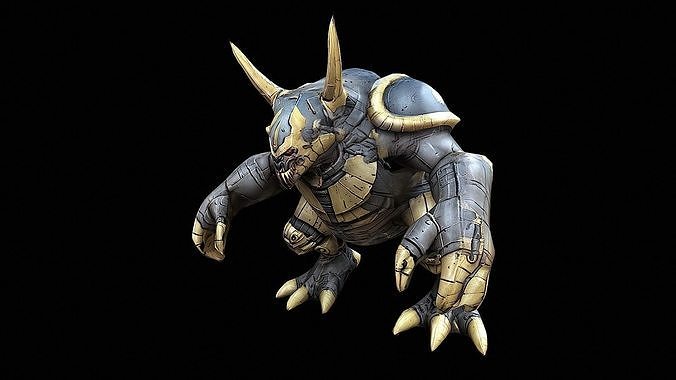Helldivers inspired creature 3D model | CGTrader