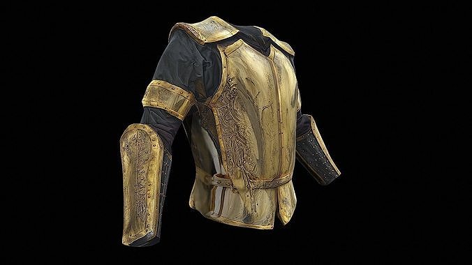 Golden Armor 3D model | CGTrader