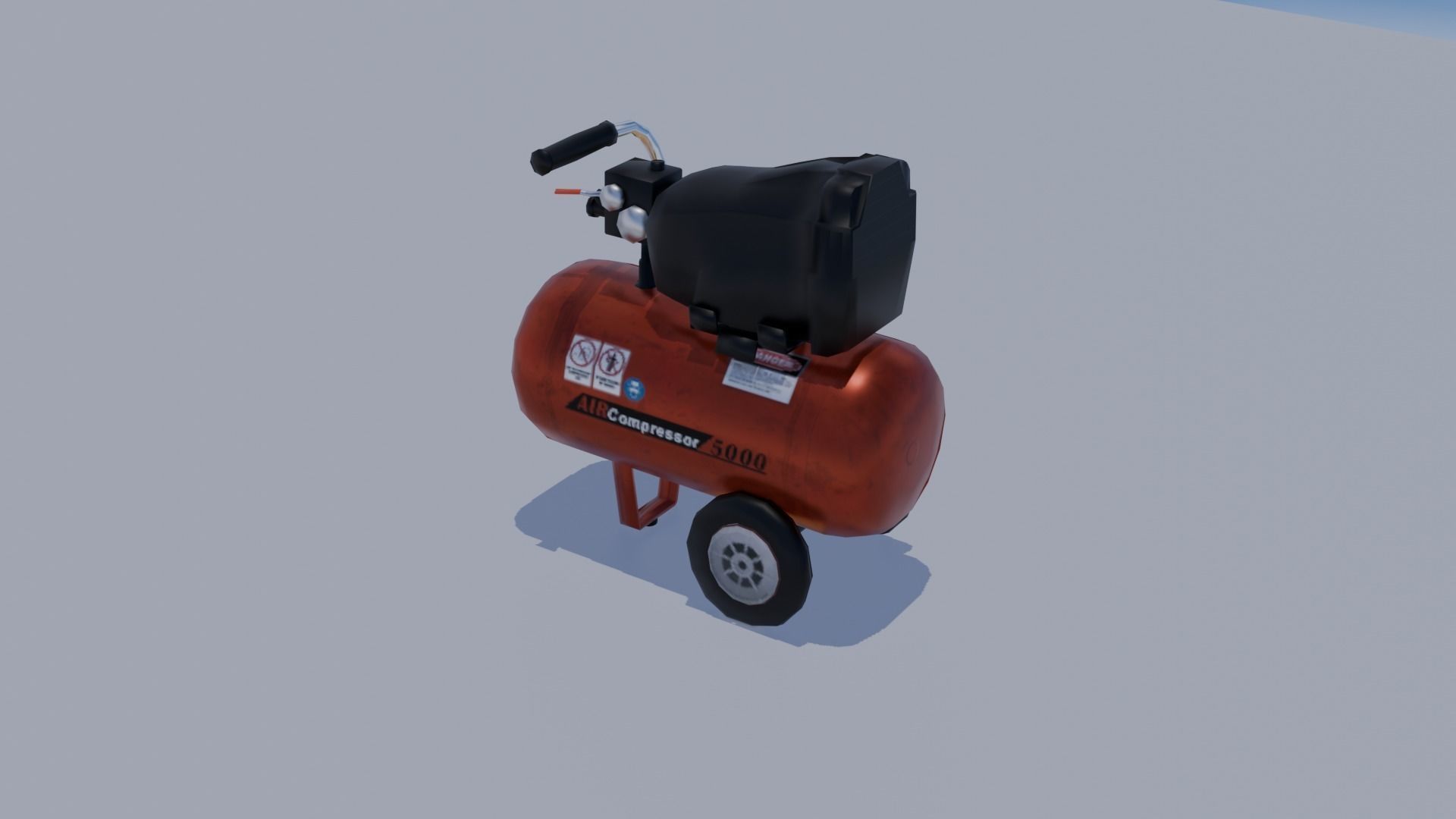 Air compressor free VR / AR / low-poly 3D model | CGTrader