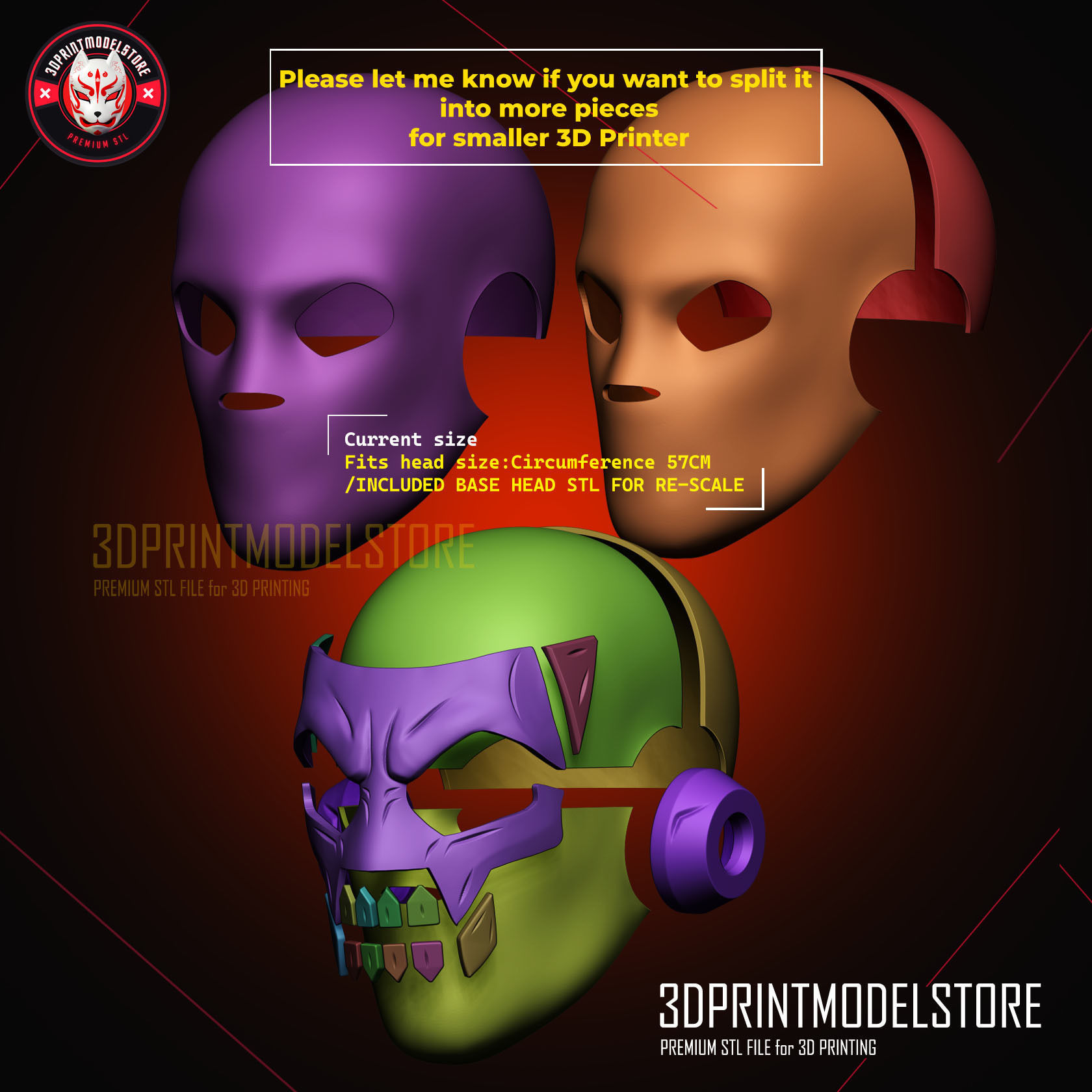 Go Go Loser Ranger Reject Helmet Super Sentai Cosplay 3D model 3D ...