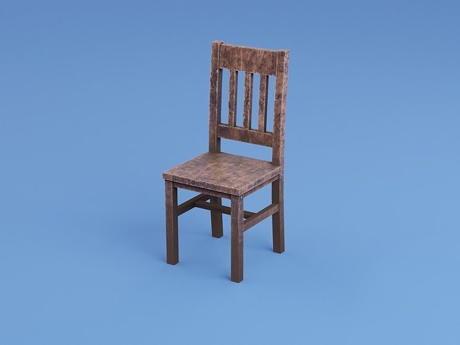 lowpoly chair free VR / AR / low-poly 3D model | CGTrader