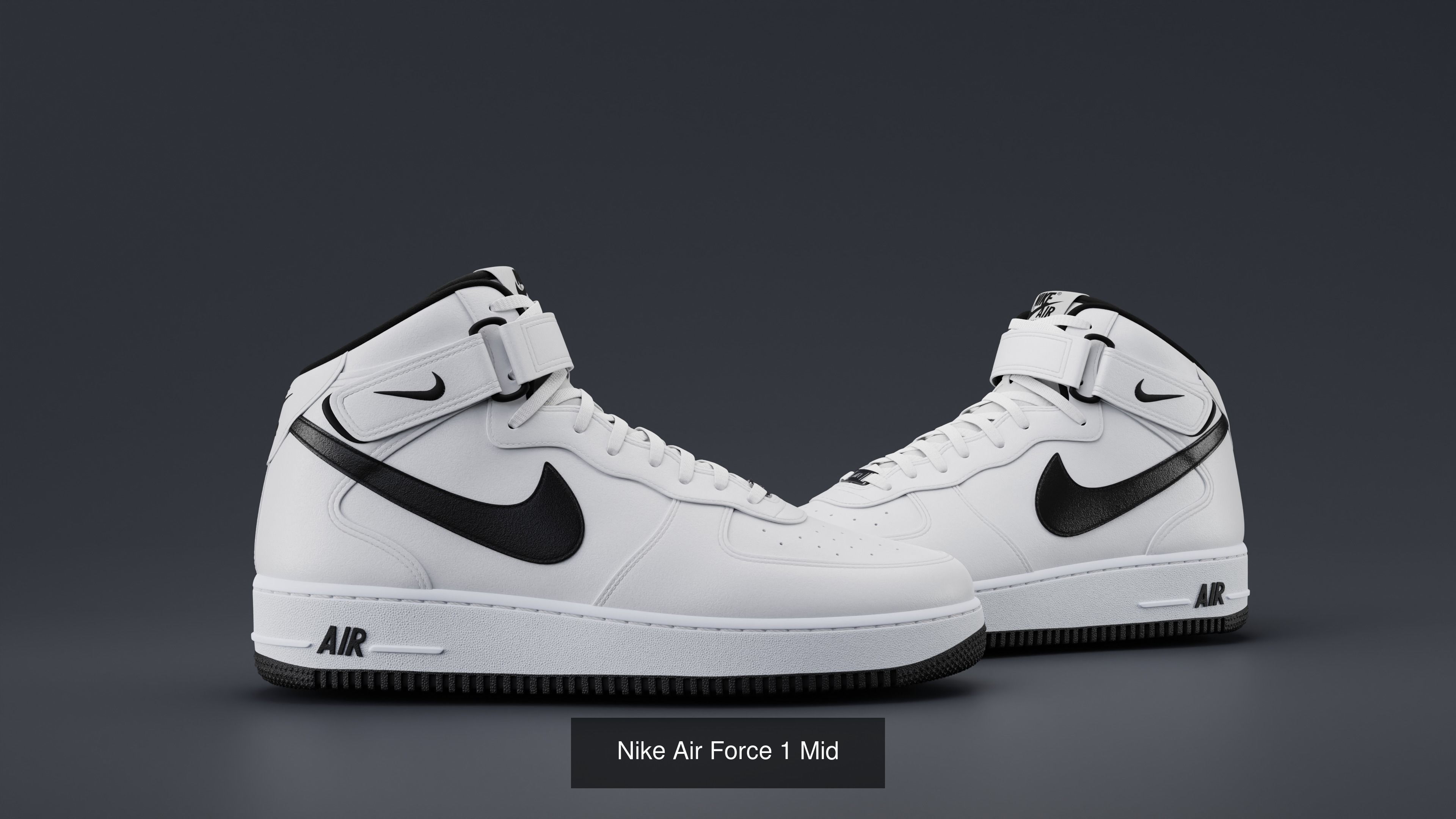 Nike Airforce 1 Low Mid High collection | CGTrader