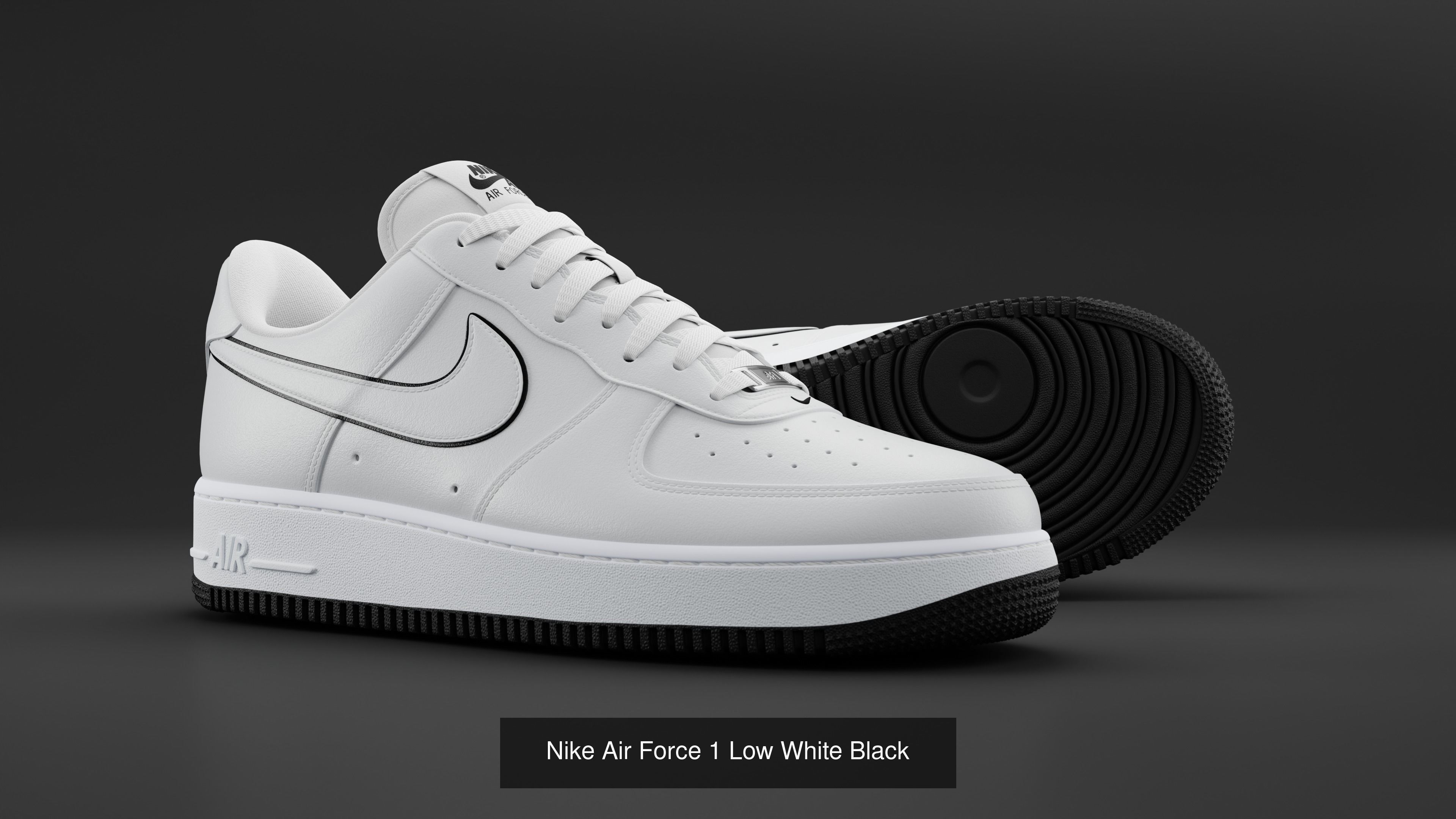 Nike Airforce 1 Low Mid High collection | CGTrader
