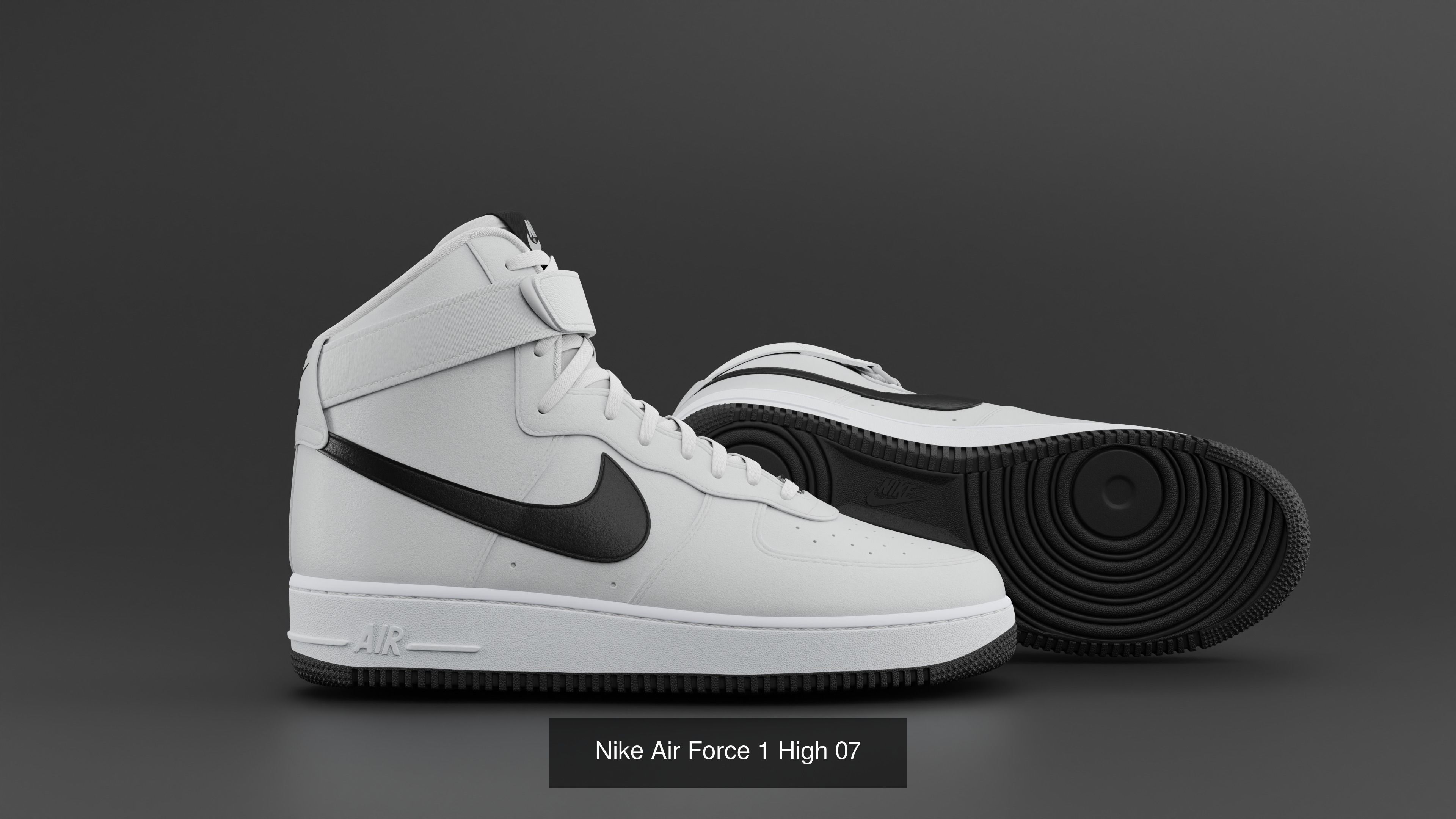 Nike Airforce 1 Low Mid High collection | CGTrader