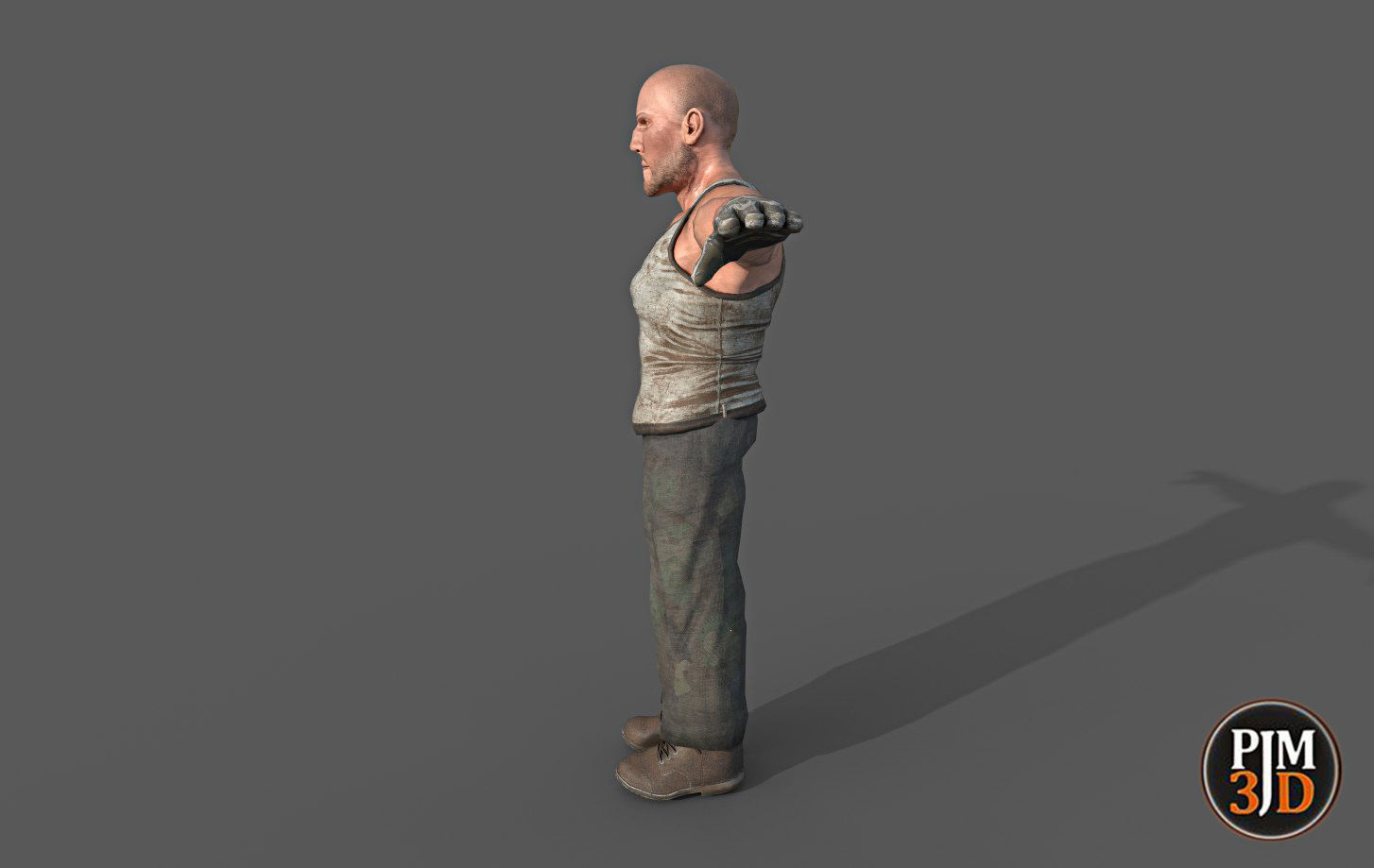 Human Male Character UE4 Unity3D free VR / AR / low-poly 3D model | CGTrader