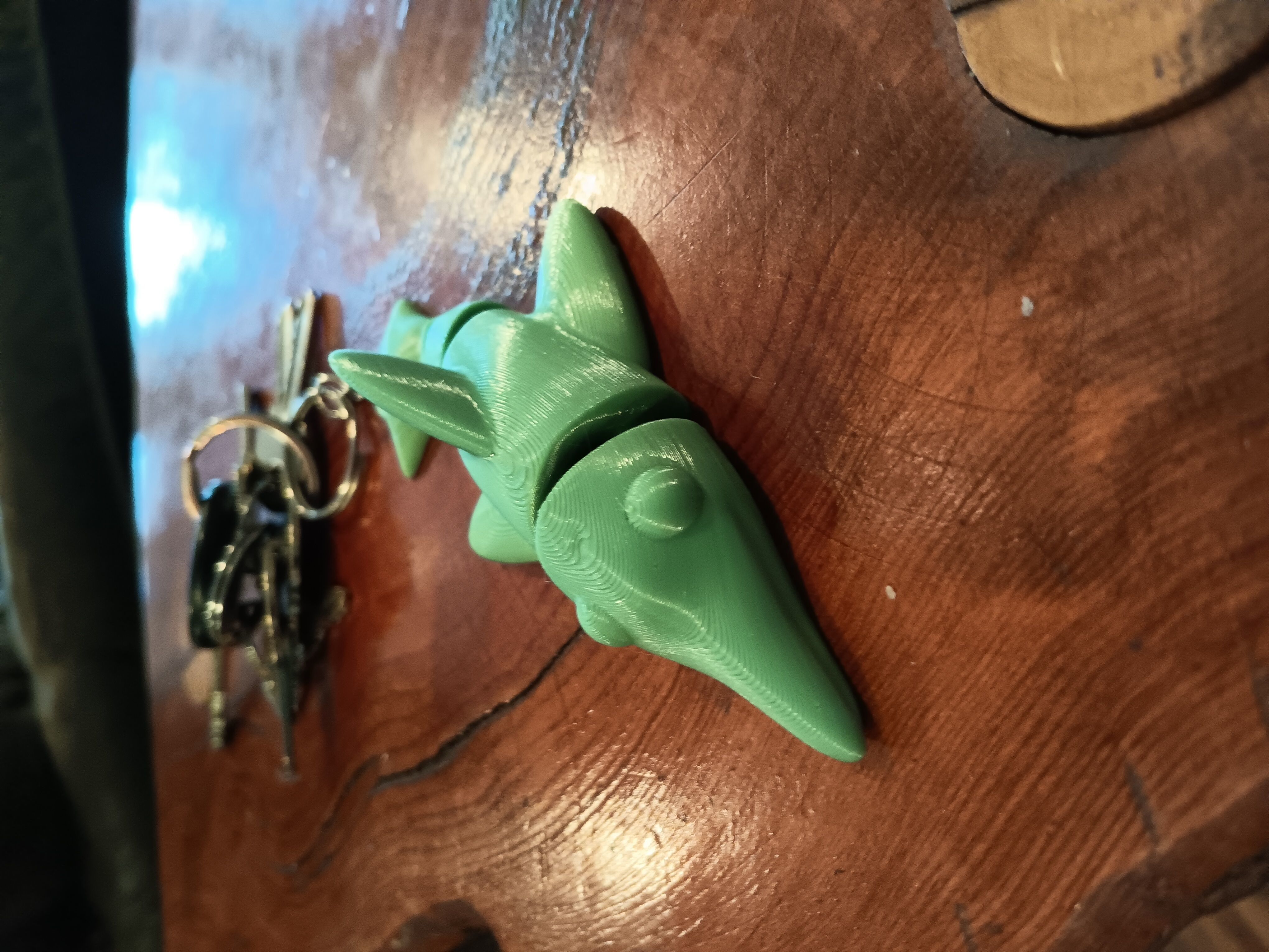 Flexi Dolphin Keychain - articulated - print in place free 3D model 3D ...