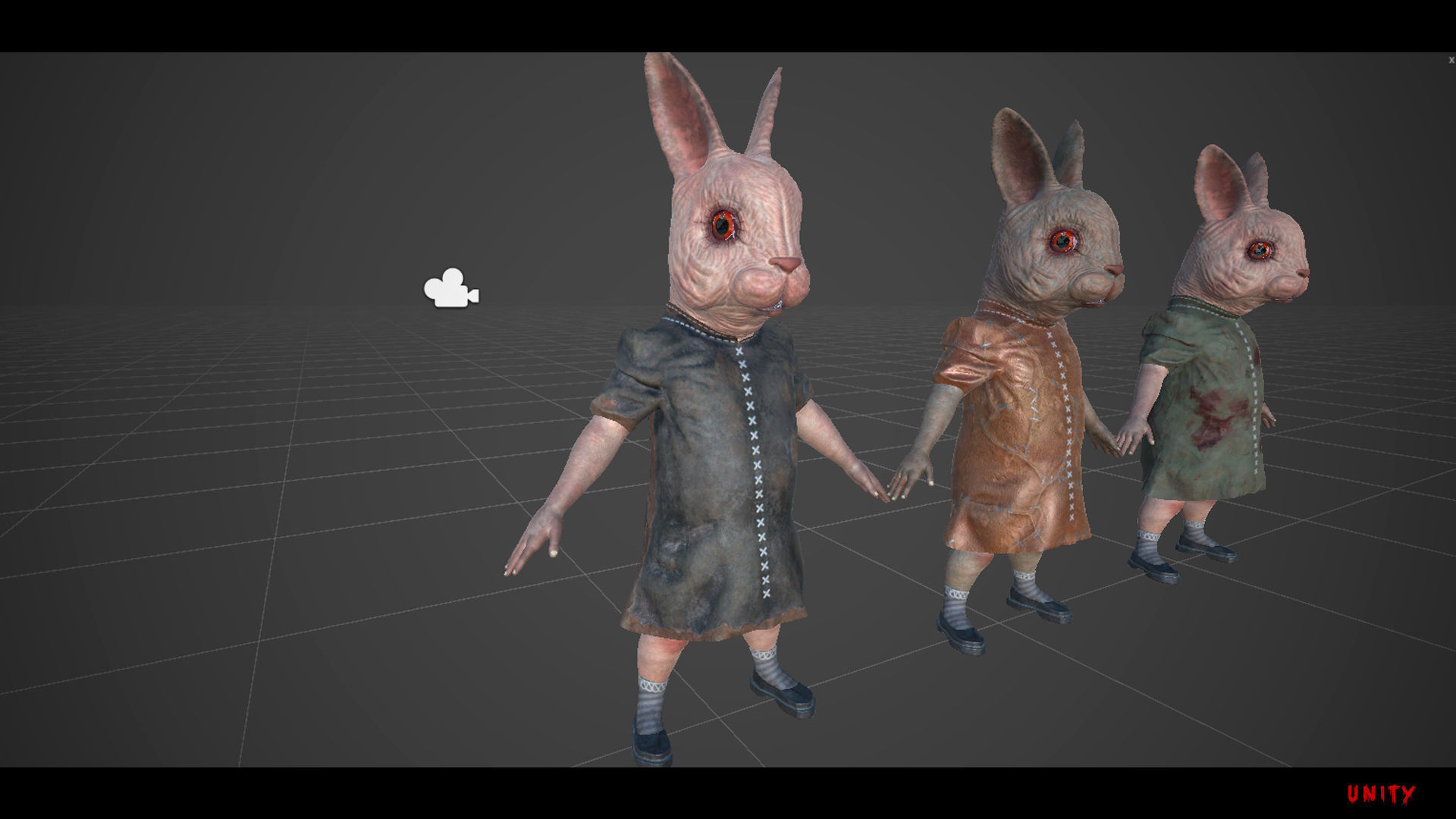 3D model The Rabbit Demon game character for Horror and Fantasy games ...