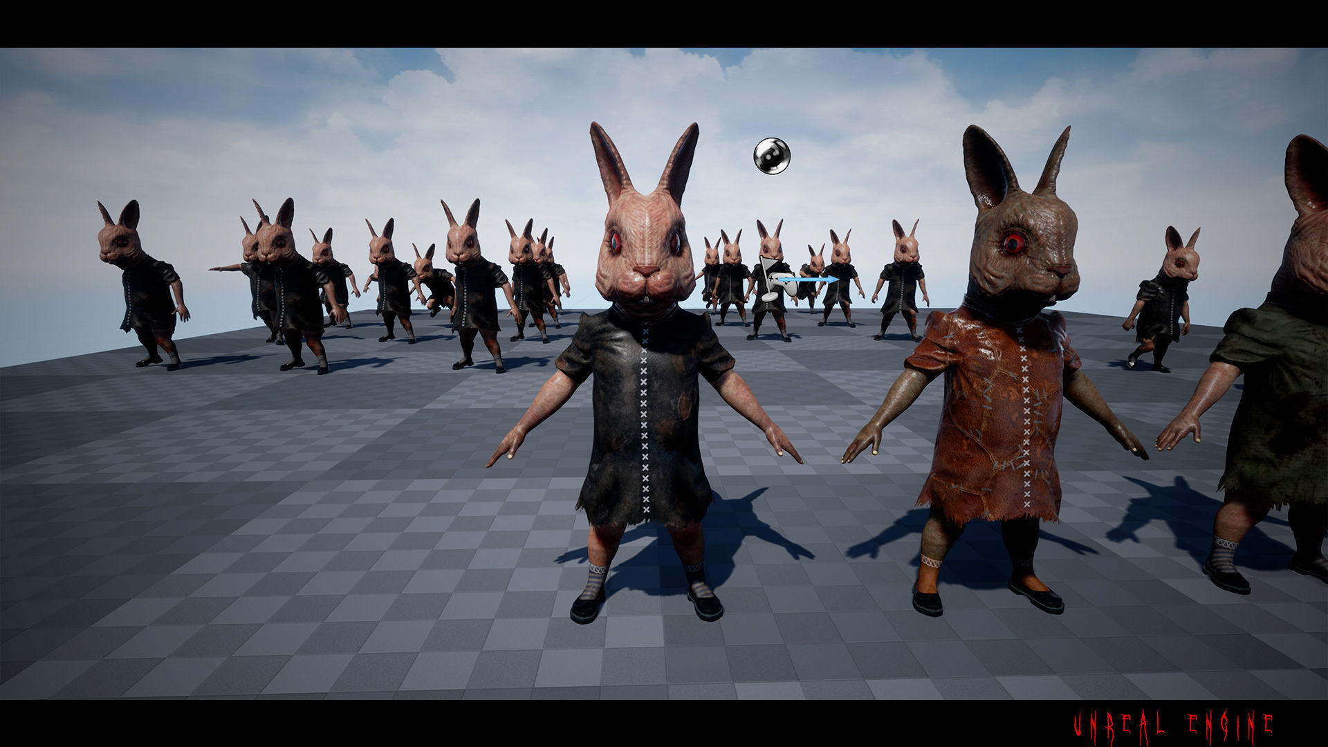 3D model The Rabbit Demon game character for Horror and Fantasy games ...