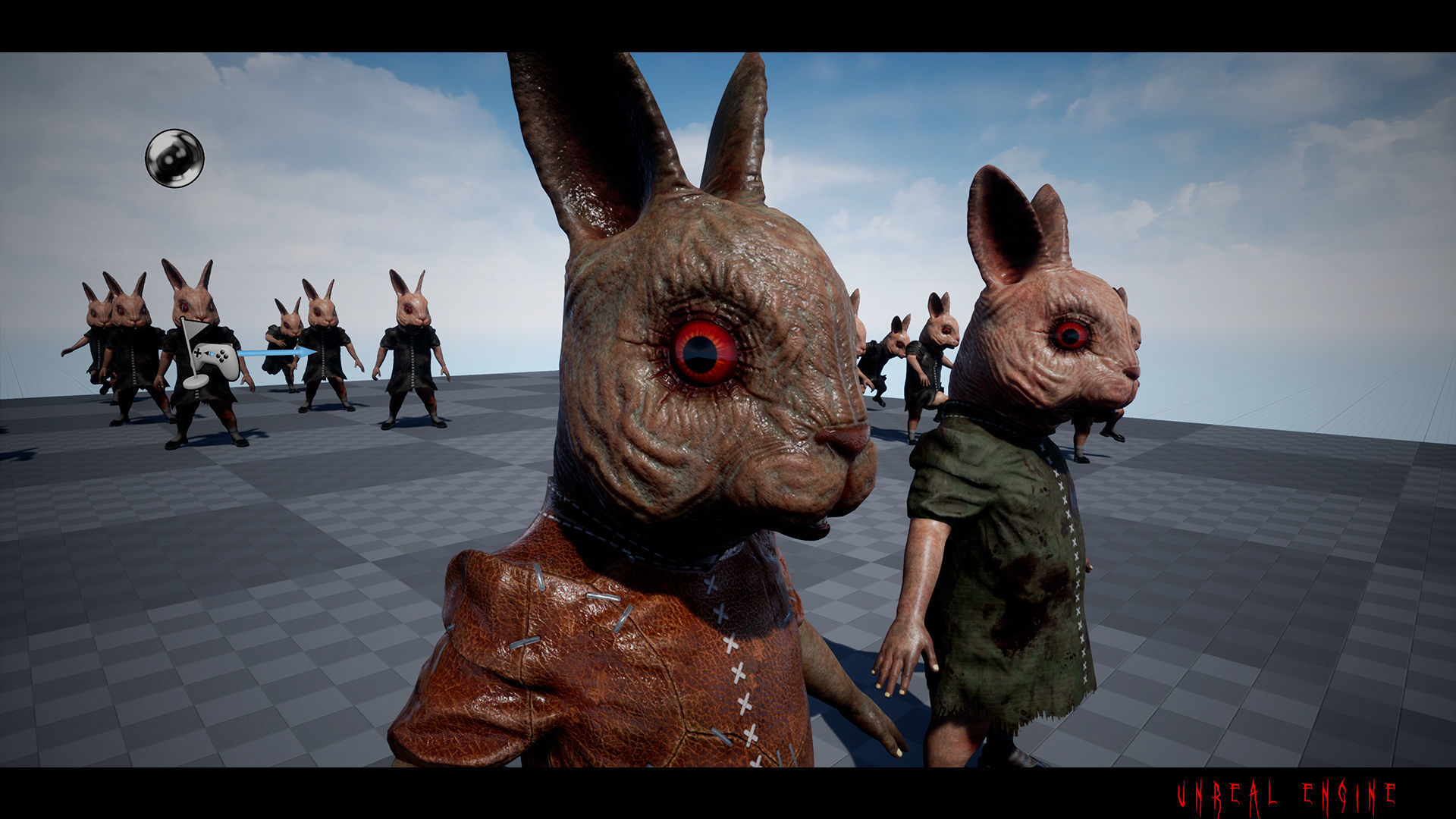 3D model The Rabbit Demon game character for Horror and Fantasy games ...