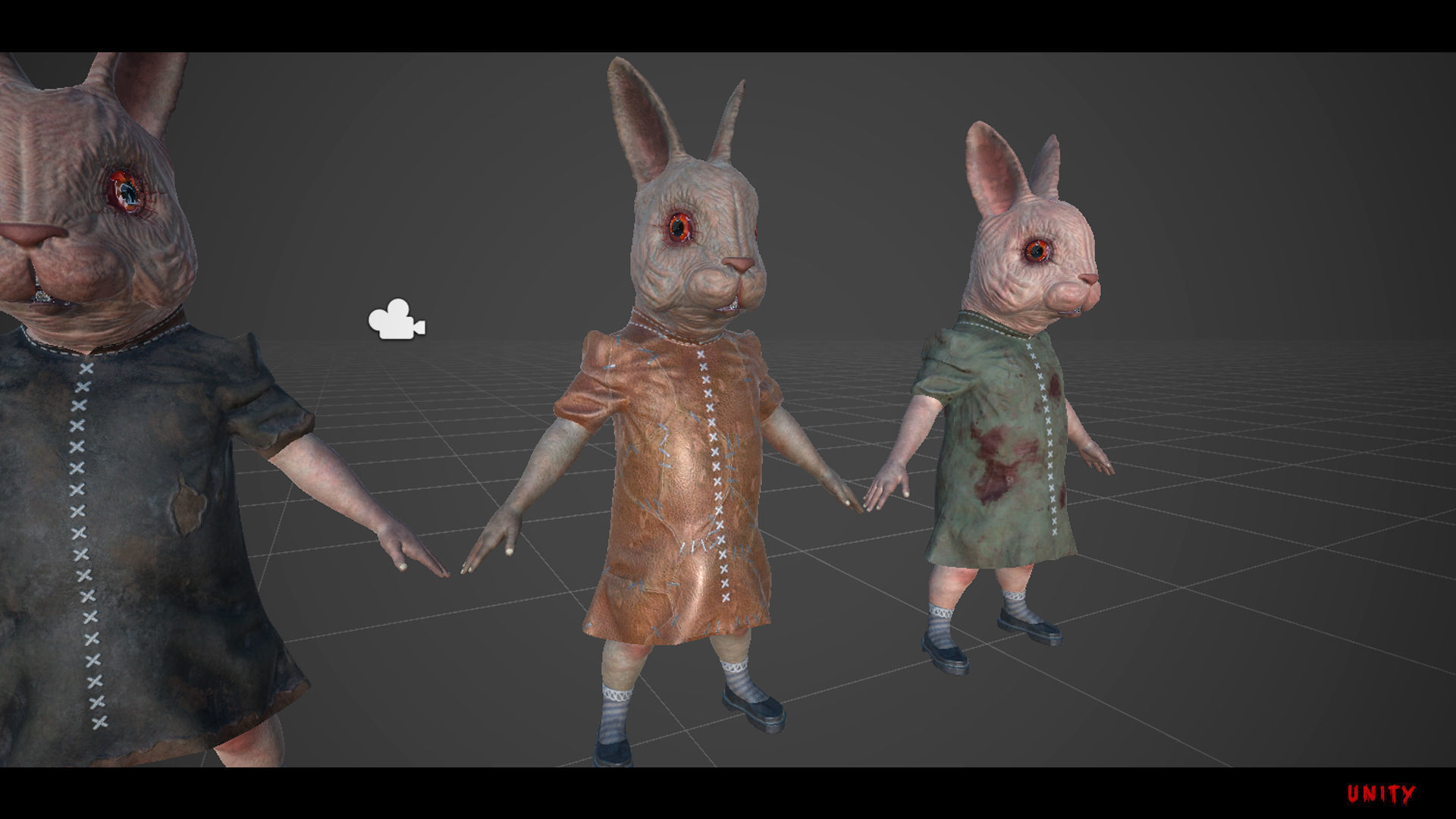 3D model The Rabbit Demon game character for Horror and Fantasy games ...
