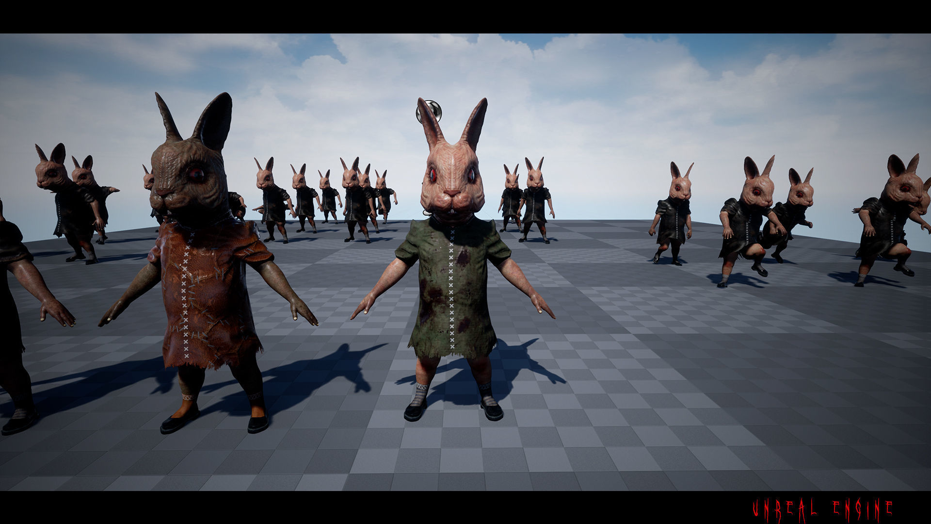 3D model The Rabbit Demon game character for Horror and Fantasy games ...
